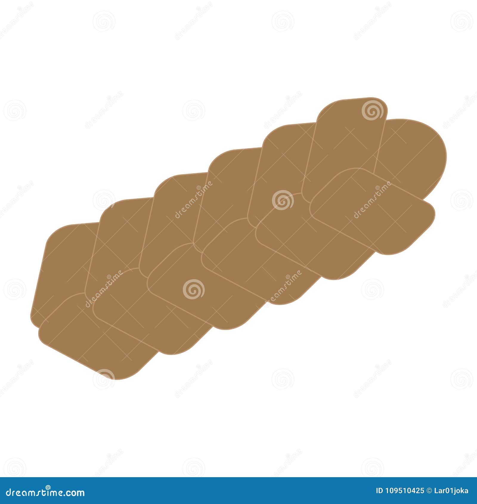 Braided Bread Loaf Sketch Drawing. Hand Drawn Sketch Style Bakery Shop ...