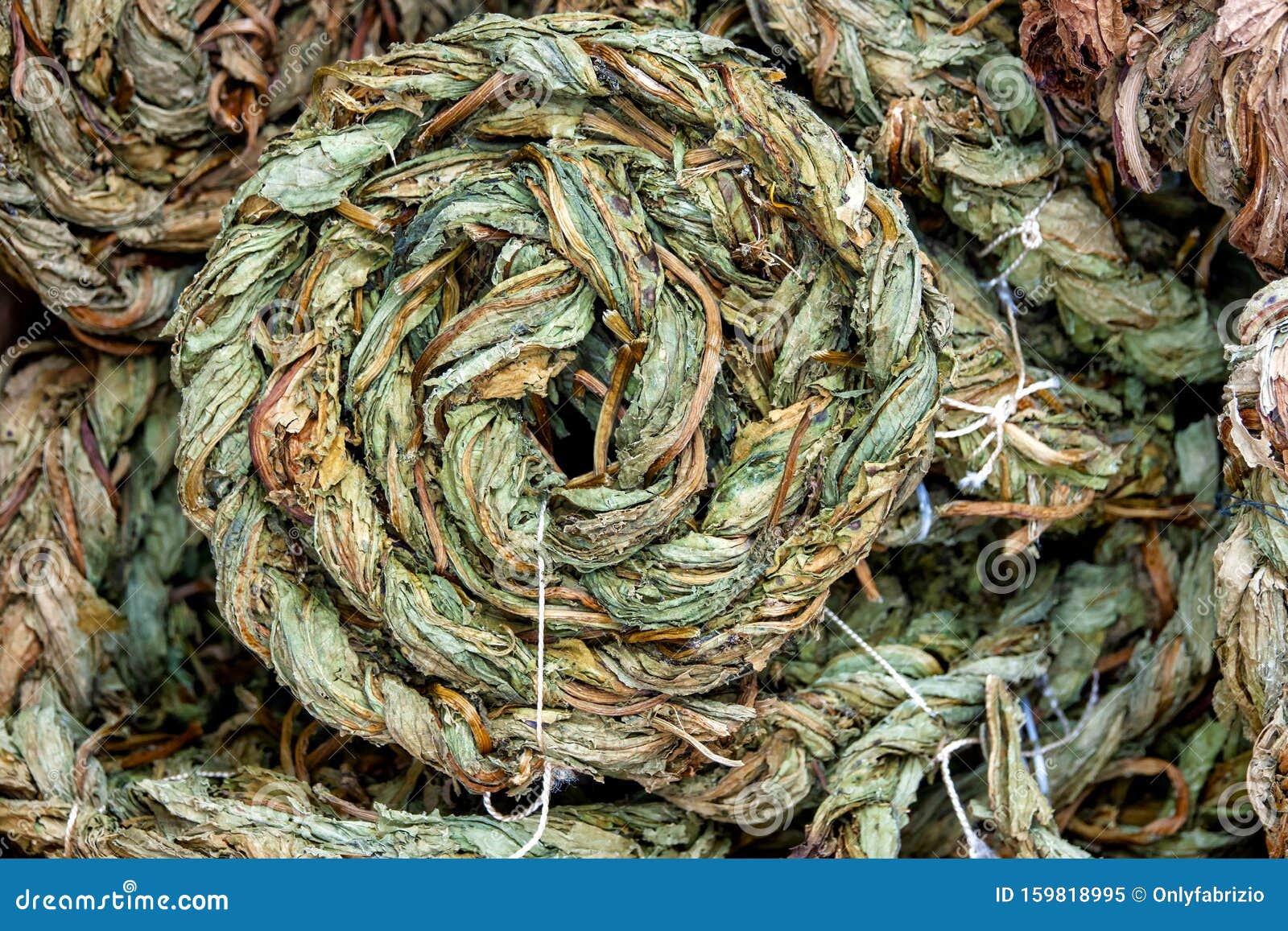 Braided Dried Sorrel Leaves Stock Image - Image of braided, narrow ...