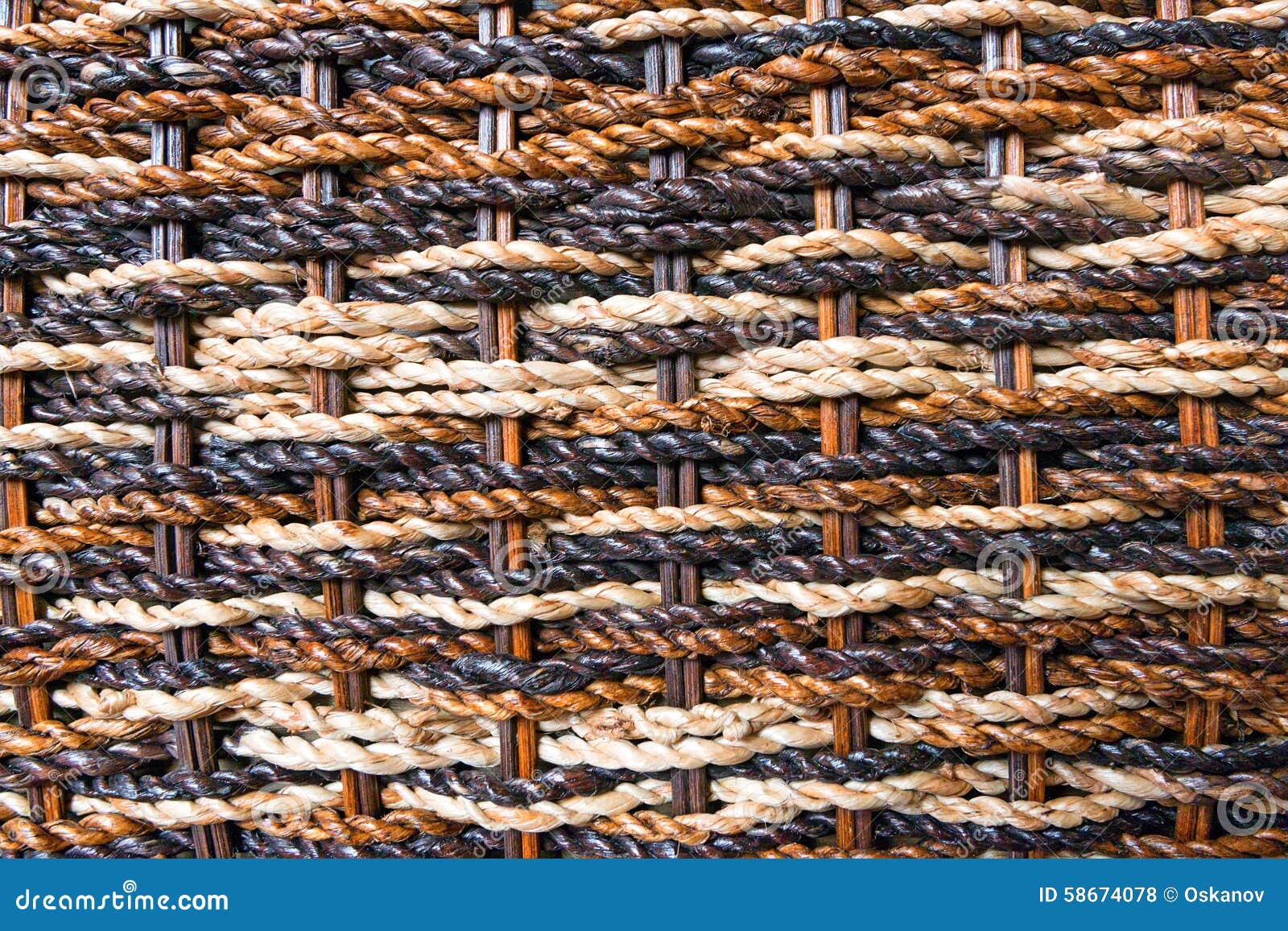 Braided mat stock photo. Image of beige, material, horizontal - 58674078
