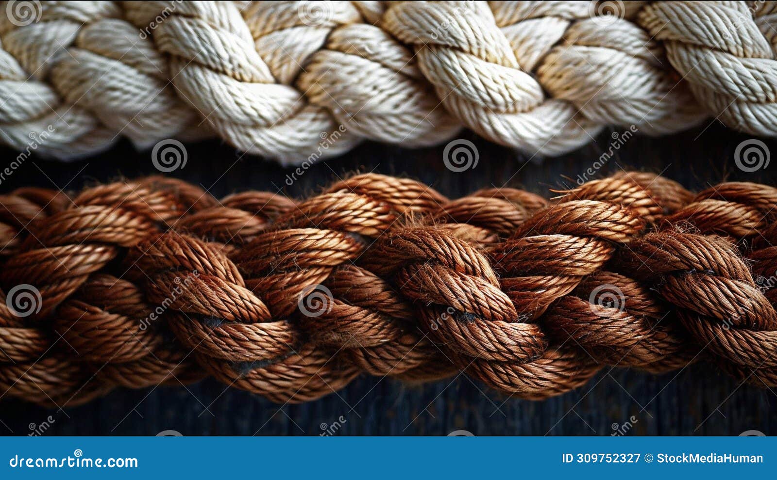 Braided Rope Multi Colored Braids Teamwork Unity Diversity Stock ...