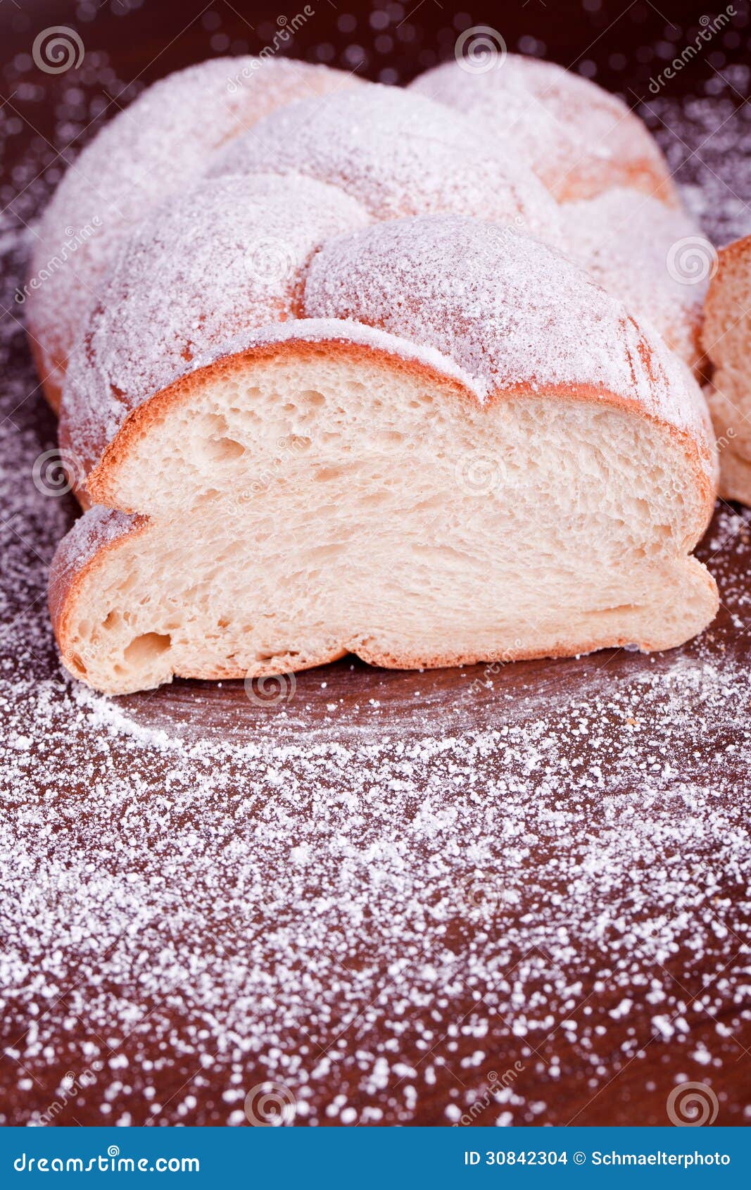 Braided Sugared Yeast Bread Stock Photo - Image of bakery, healthy ...