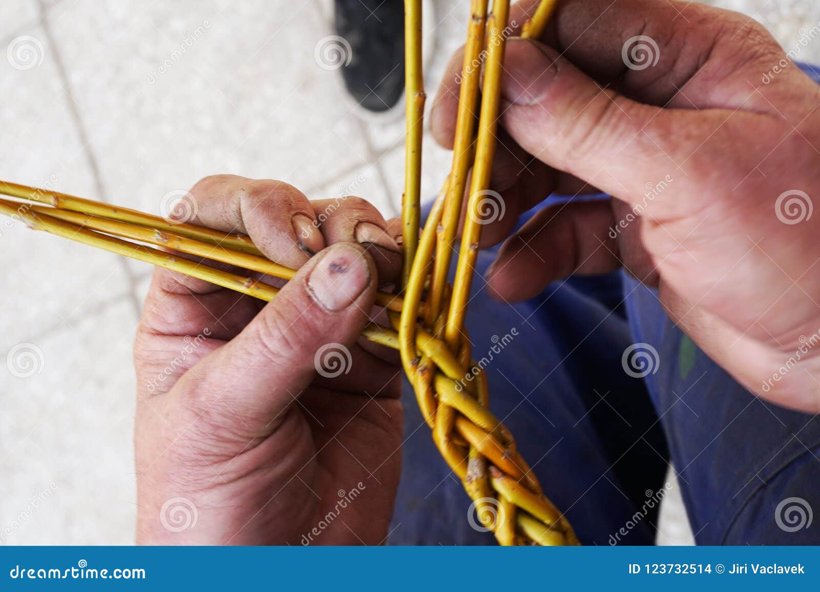 Braided Whip Made from Pussywillow Twigs Stock Photo - Image of ...