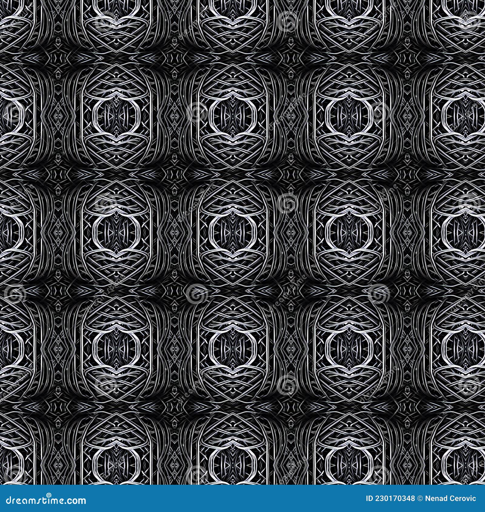 Braided Wire Pattern. Wired Background Stock Photo - Image of barbed ...