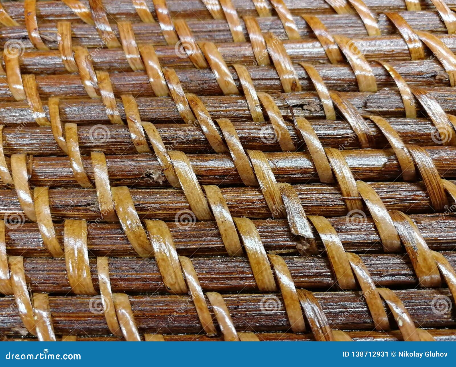 Braided wood and bark stock image. Image of abstract - 138712931