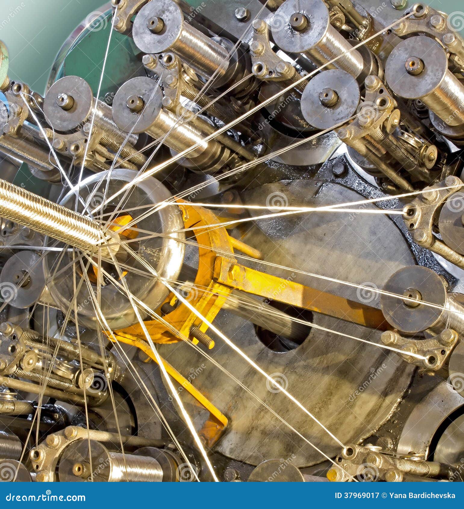 Braiding machine closeup. stock image. Image of close - 37969017