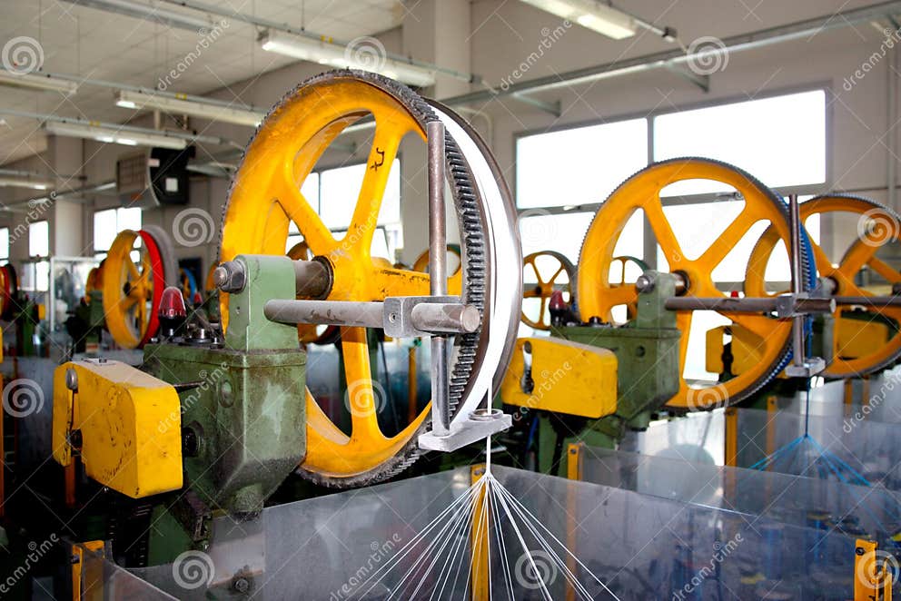 Braiding machines stock photo. Image of factory, working - 6437610