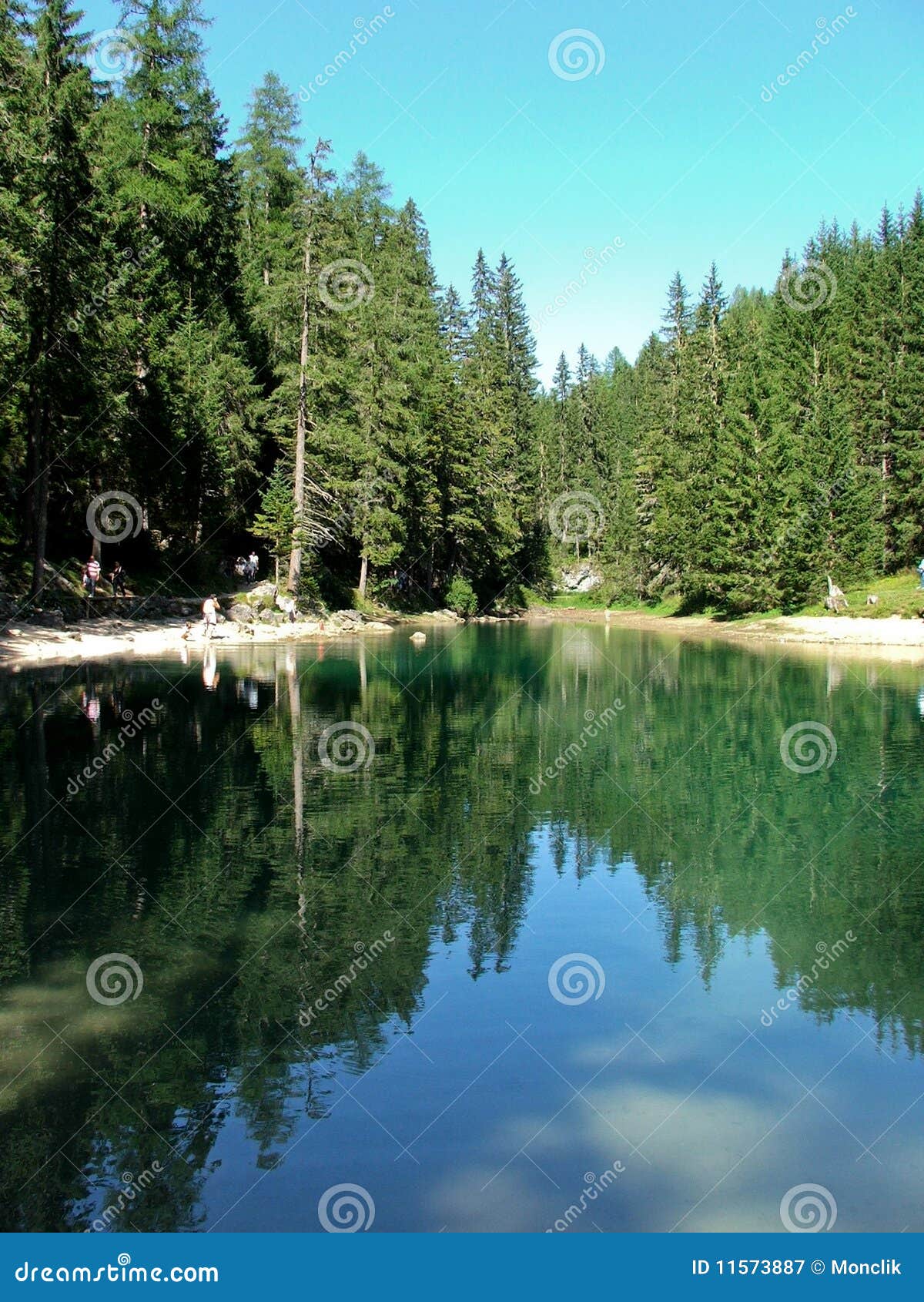 Braies lake stock image. Image of mountain, trent, water - 11573887