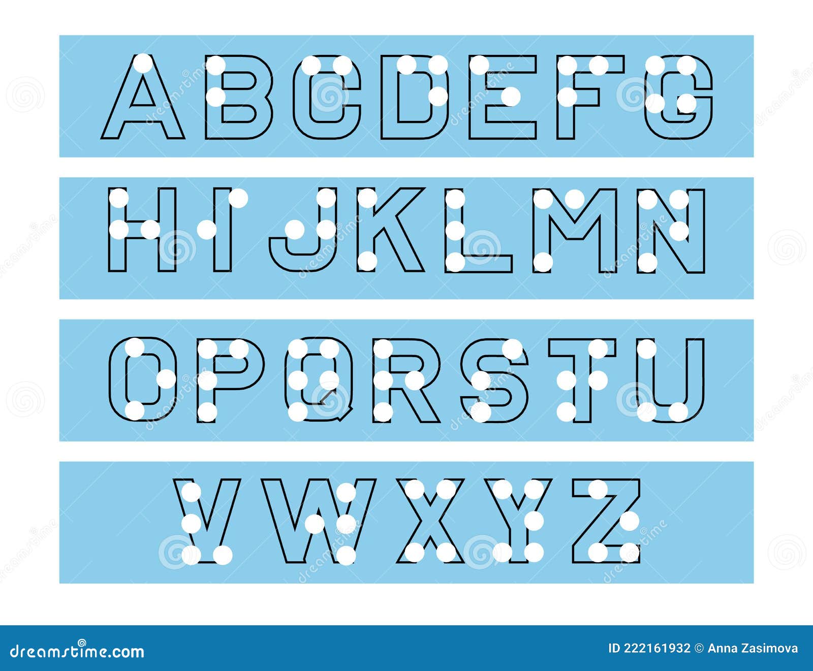 Braille Alphabet. Table for Alphabet Education, Learning. Abc for ...