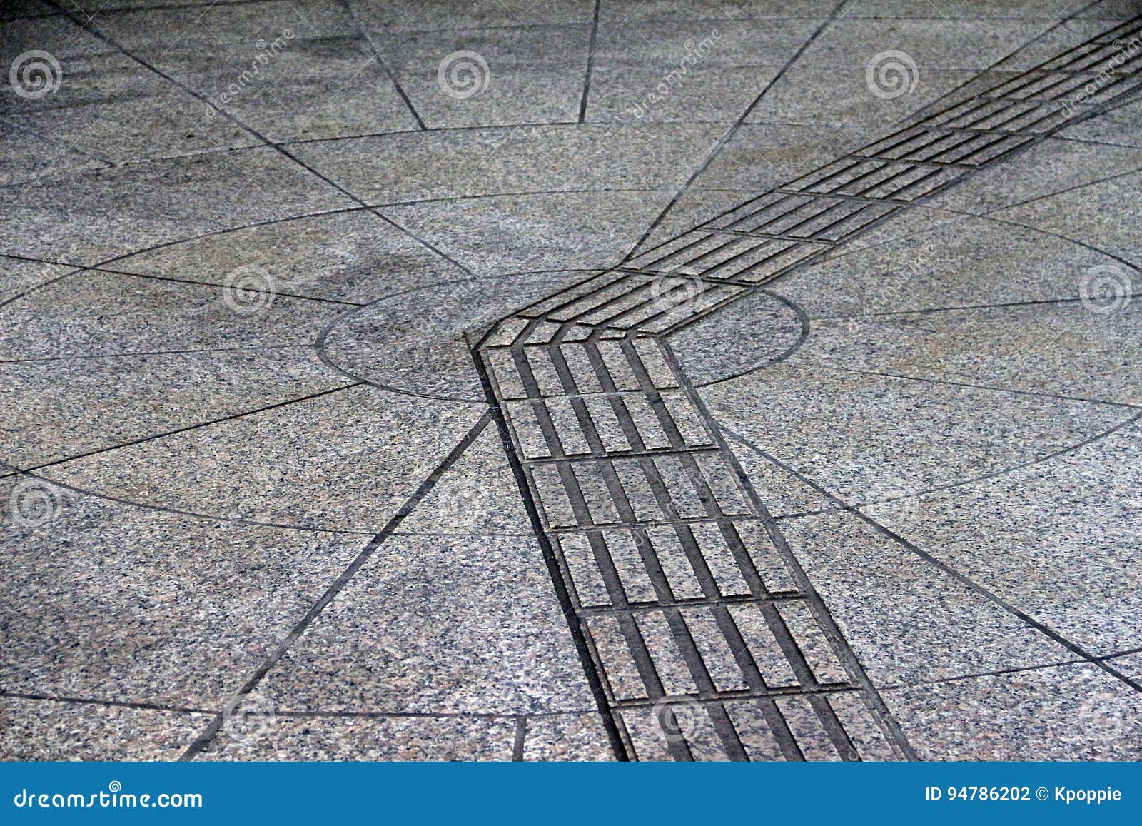 Braille Block Tactile Paving For Blind Handicap On Tiles Royalty-Free ...