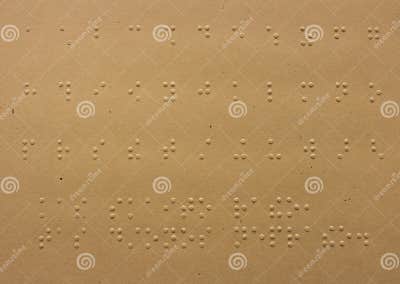Braille dots stock image. Image of braille, brochure - 24218829