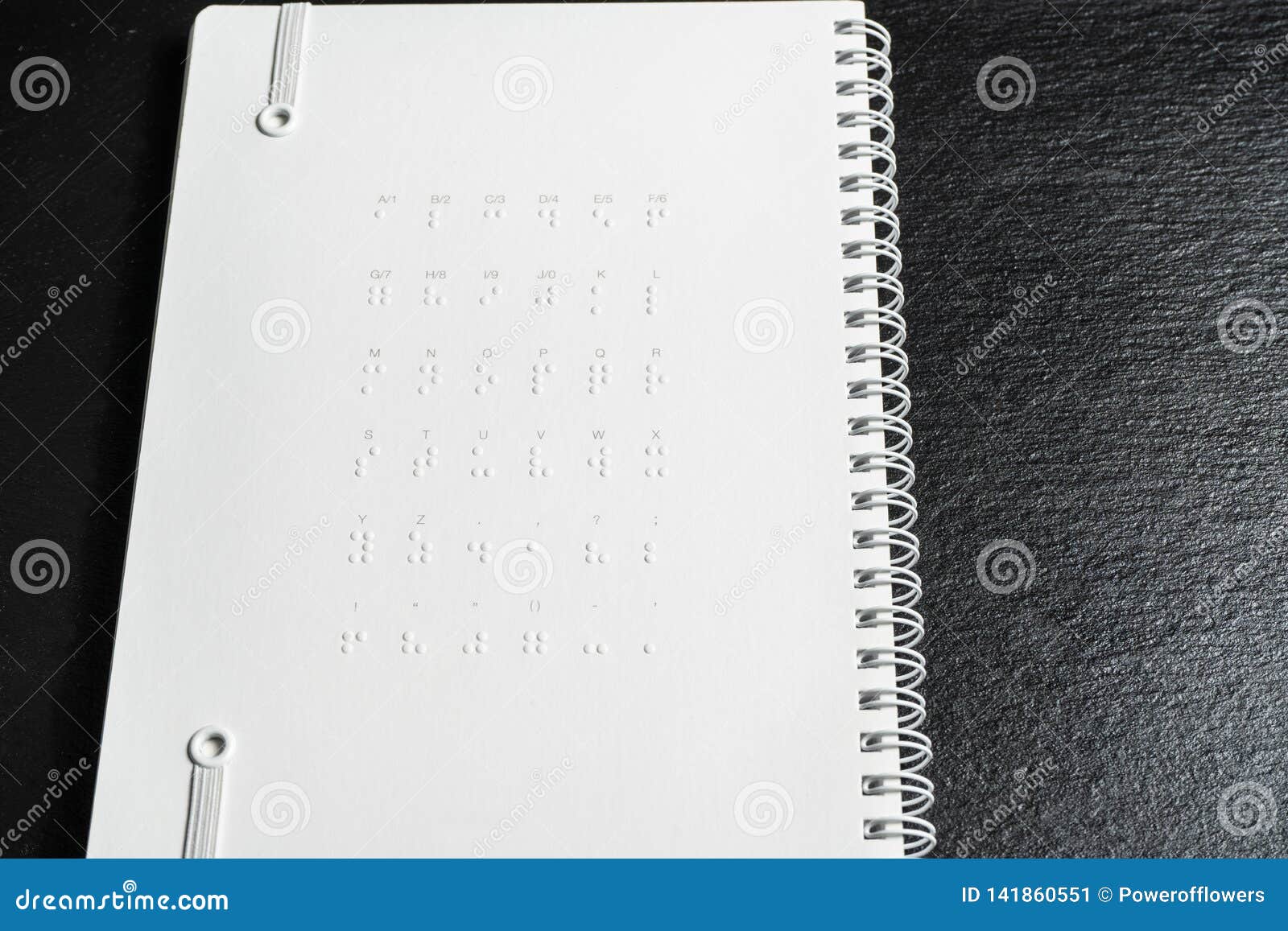Braille Dots - Reading without Seeing.braille Alphabet at the Back of ...
