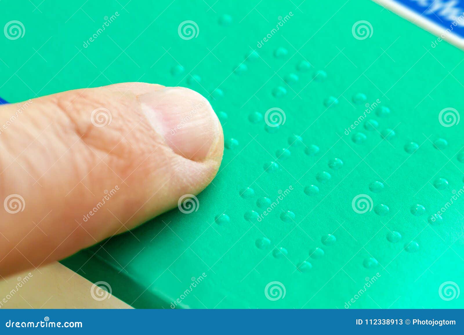 Braille on a drug box stock image. Image of impairment - 112338913