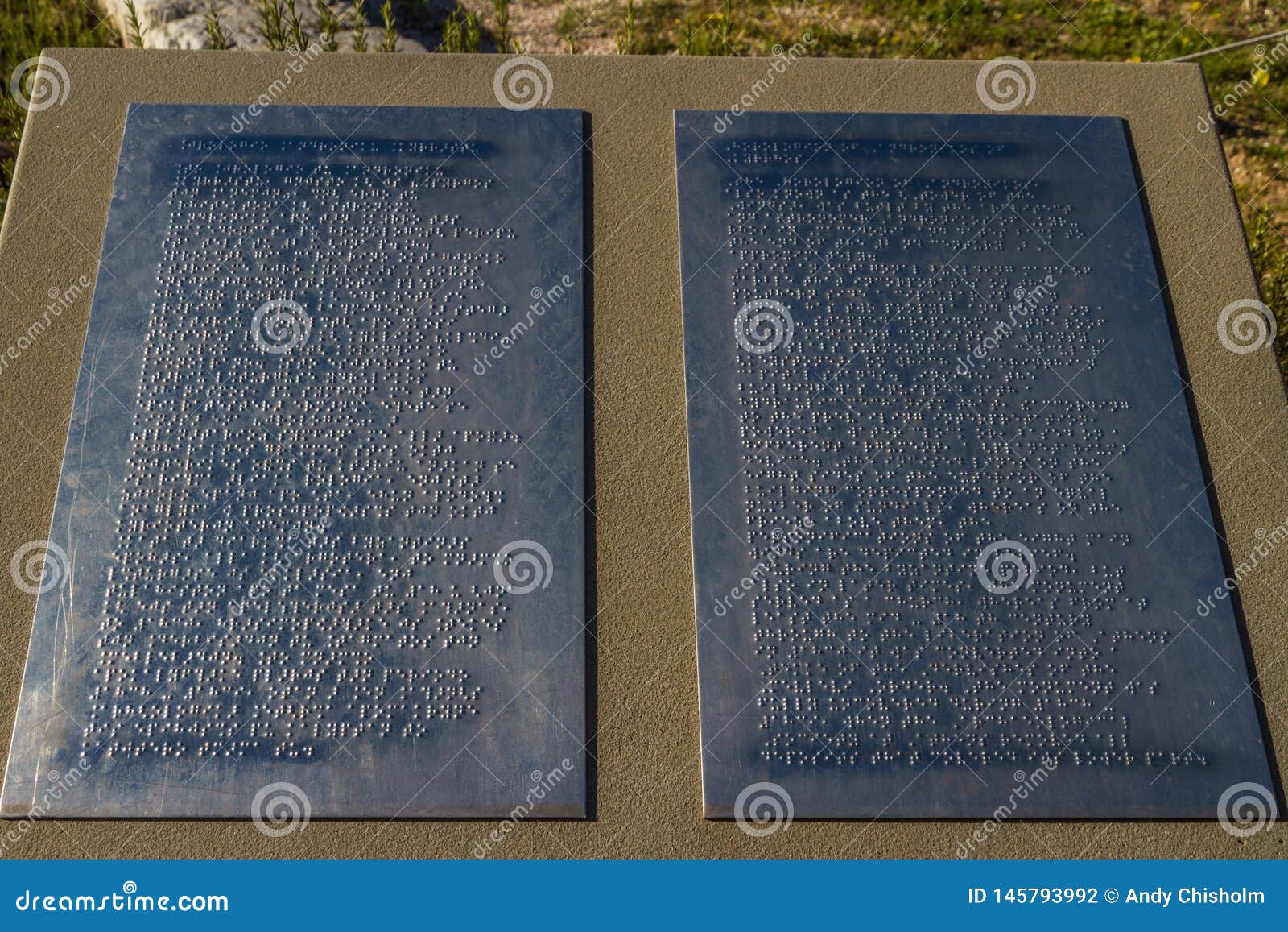 Braille Sheet in English or Greek Stock Photo - Image of blindness ...