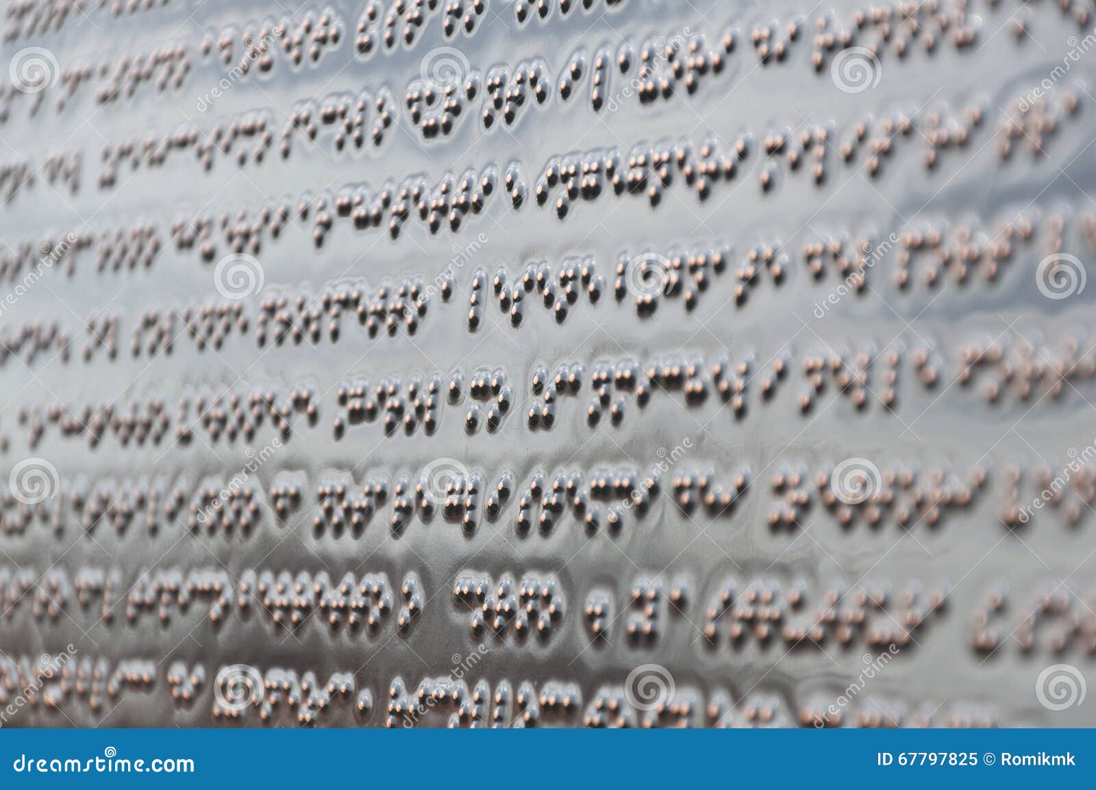 Braille tactile font stock image. Image of text, dots - 67797825