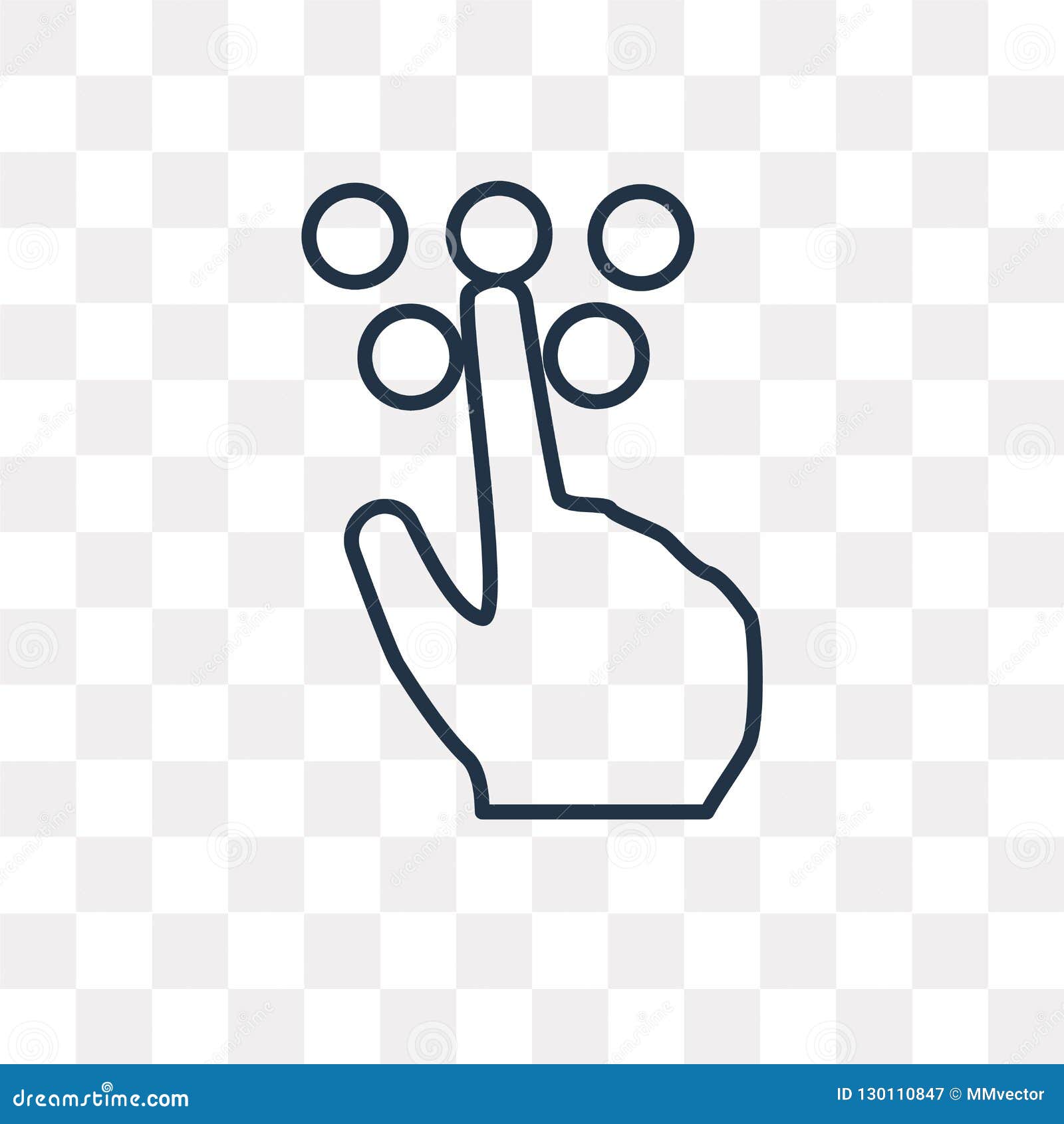 Braille Vector Icon Isolated On Transparent Background, Braille ...