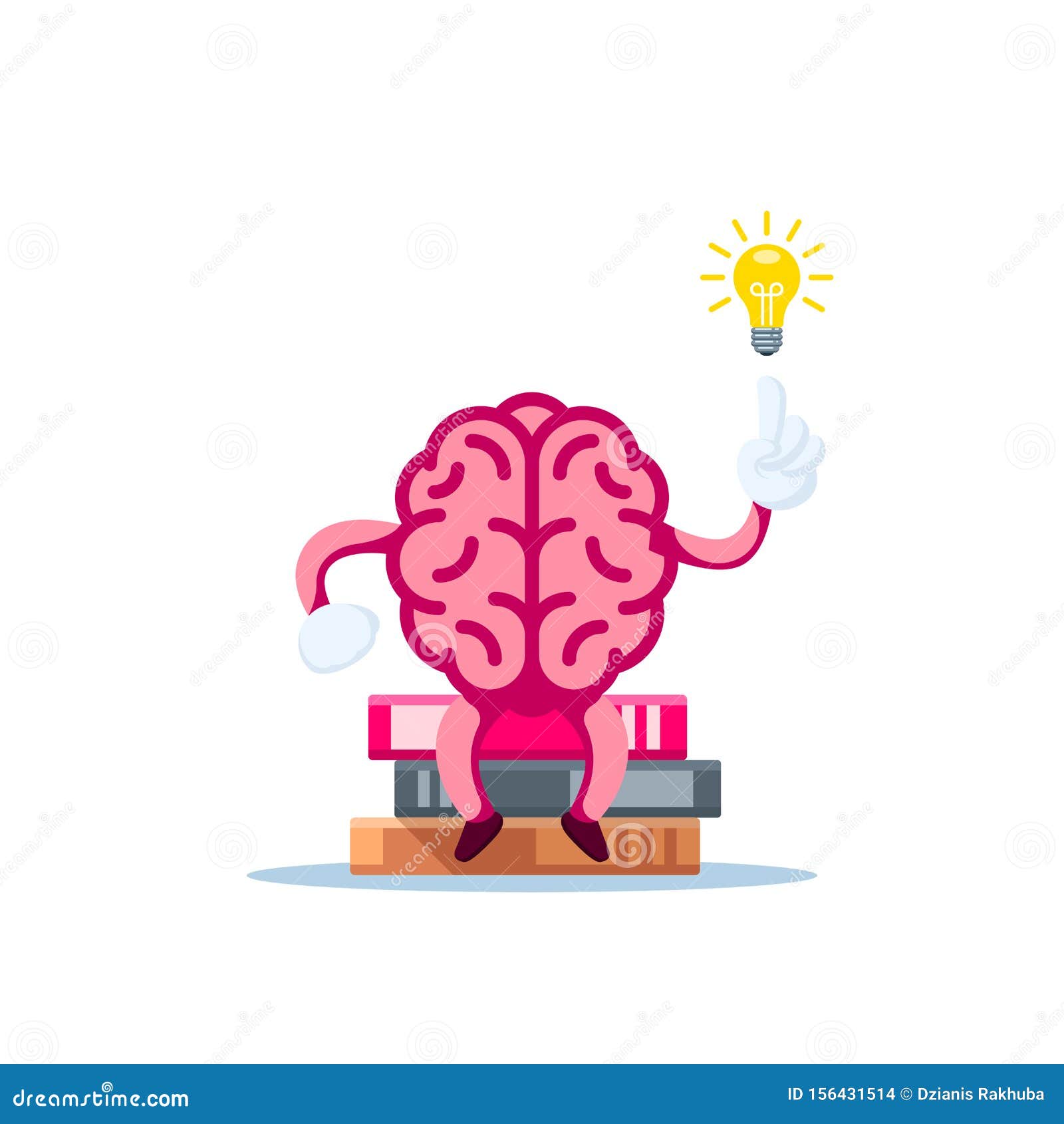 Brain training concept stock vector. Illustration of lamp - 156431514