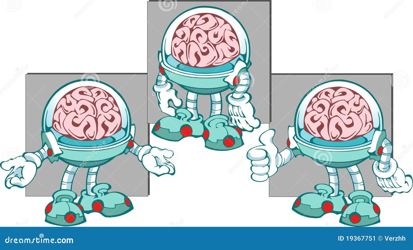 Brain stock vector. Illustration of gray, cartoon, science - 19367751