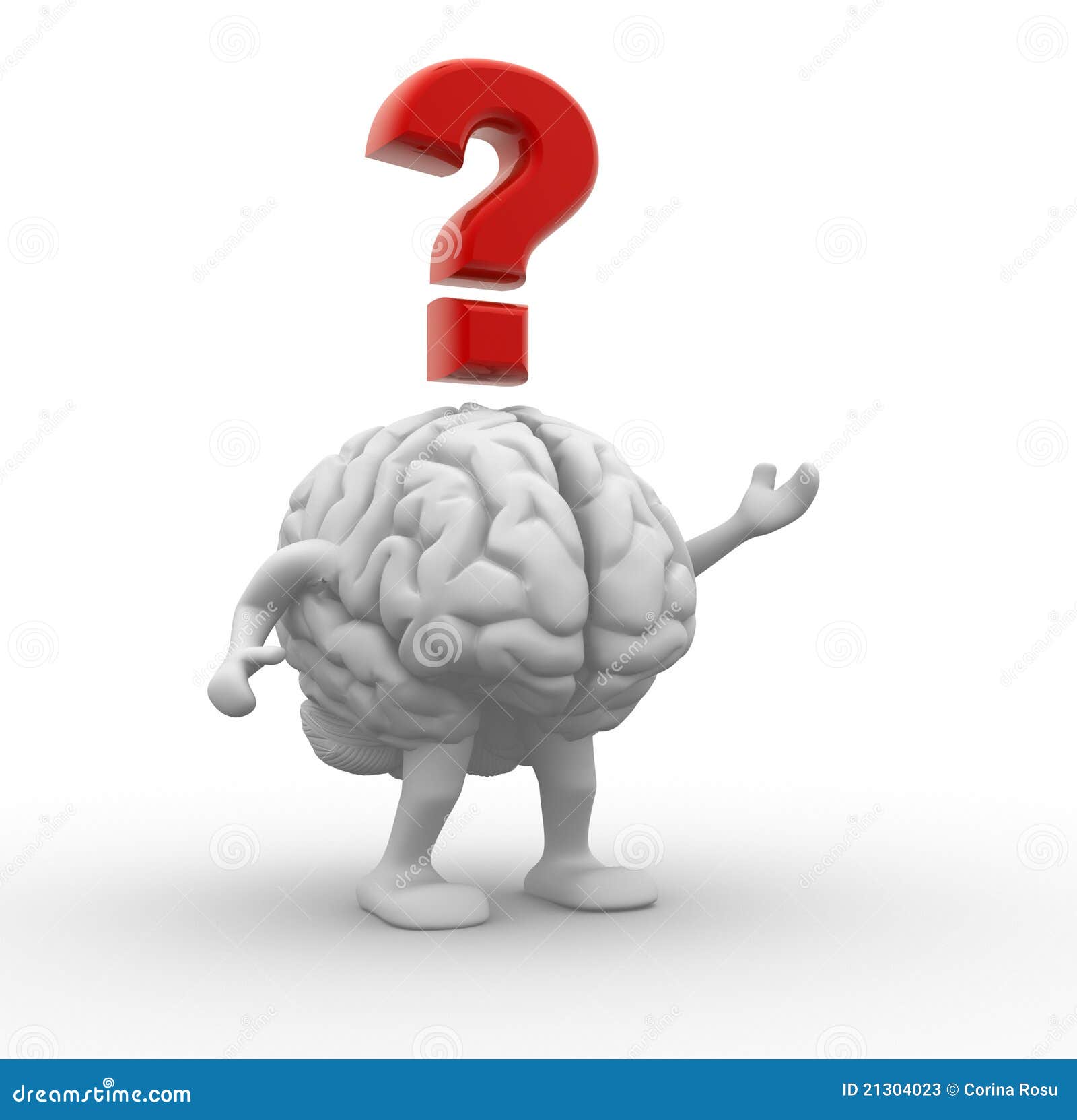 Brain stock illustration. Illustration of questions, science - 21304023