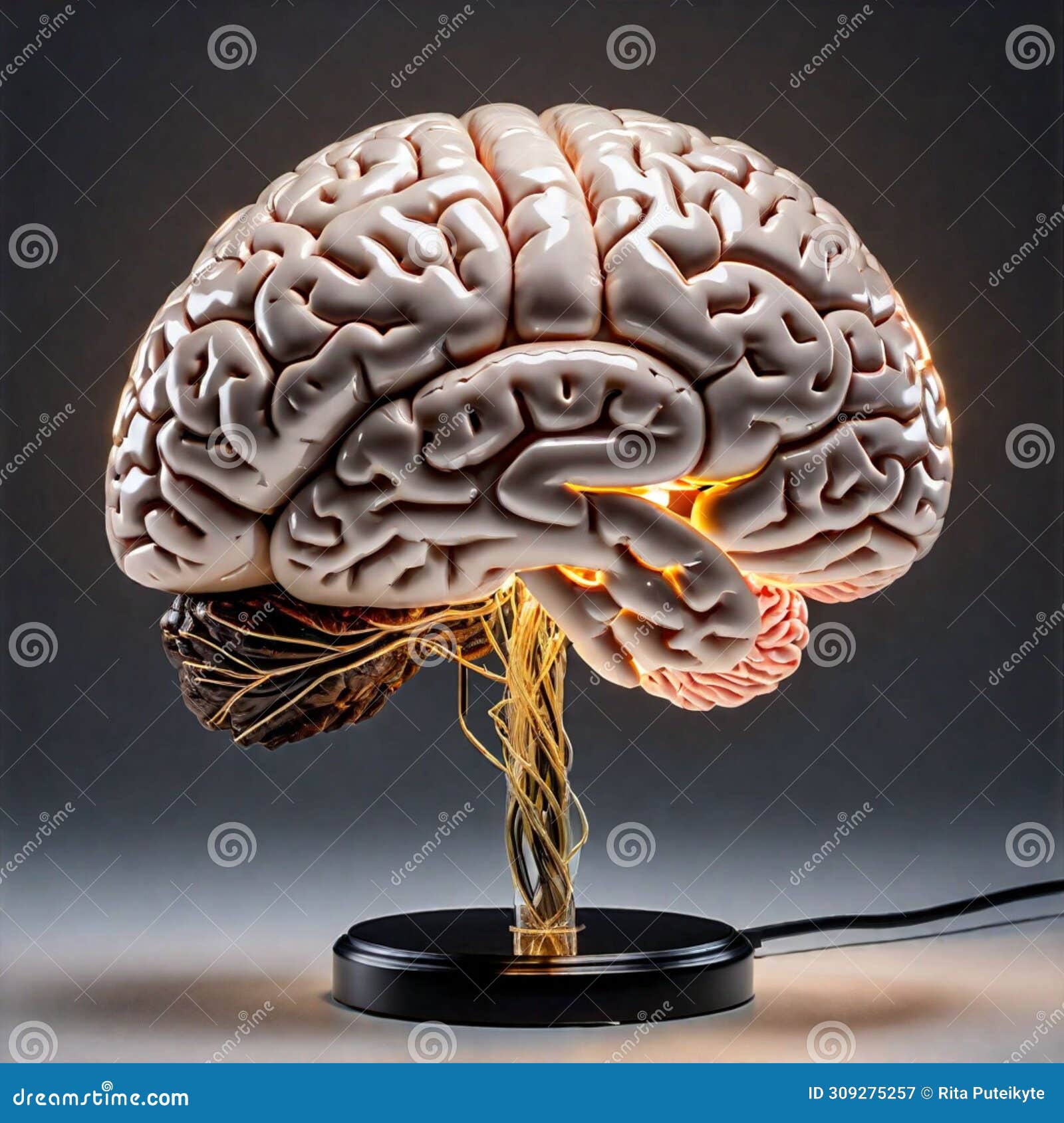 Brain stock illustration. Illustration of science, medicine - 309275257