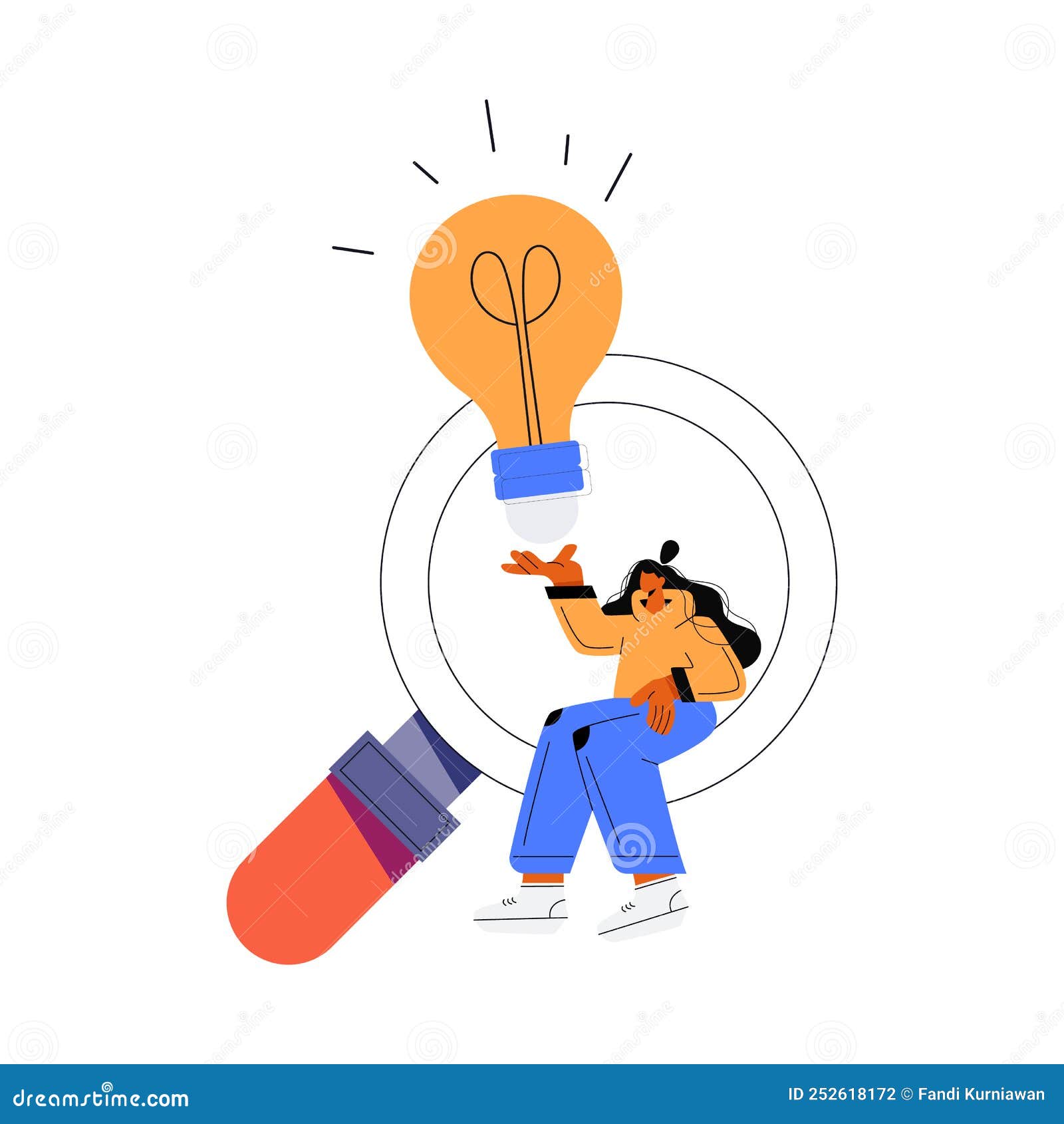 Brain Activity Abstract Concept Vector Illustration Set. Thinking and ...