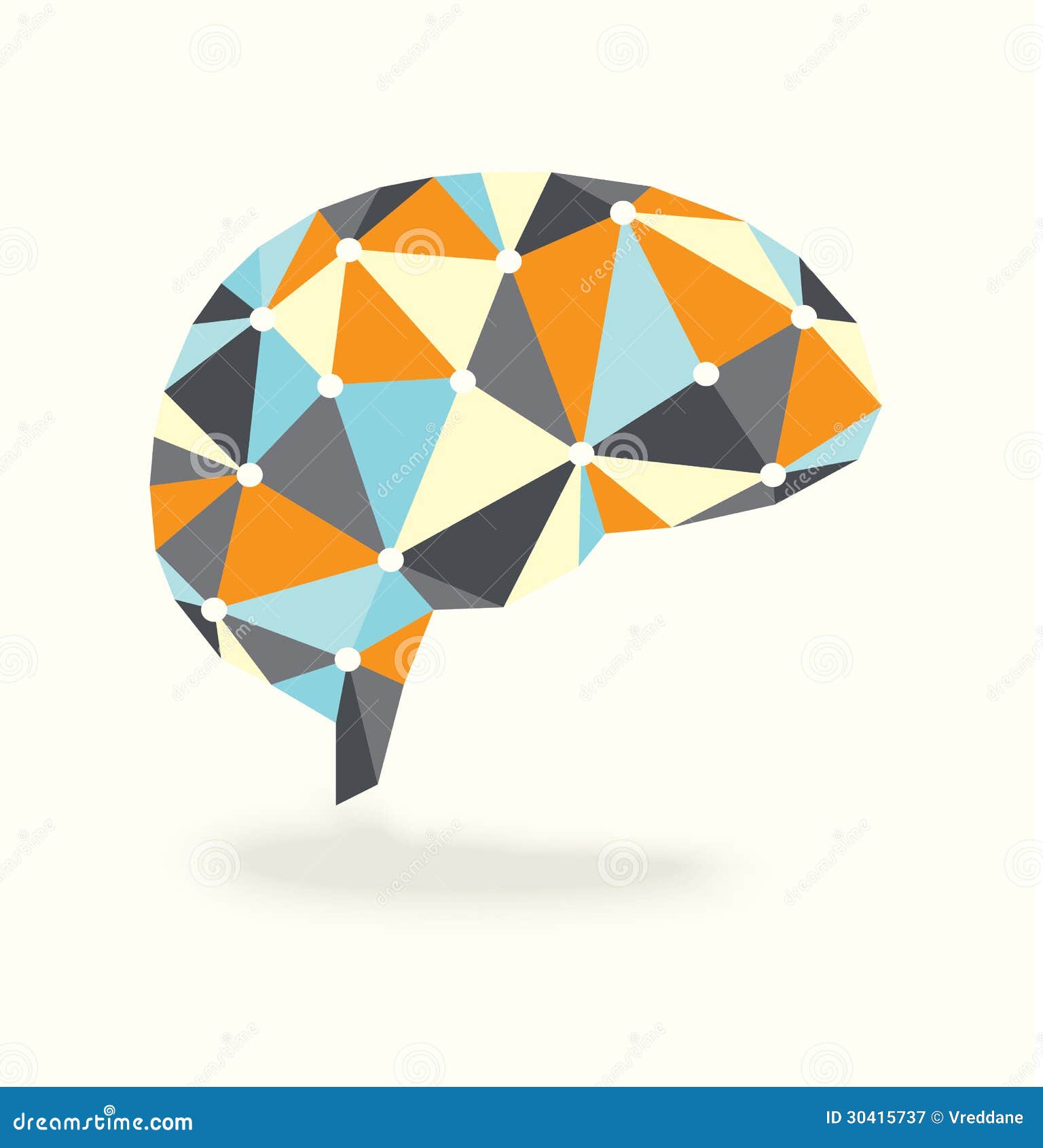 Brain Activity Abstract Vector Stock Vector - Illustration of medicine ...