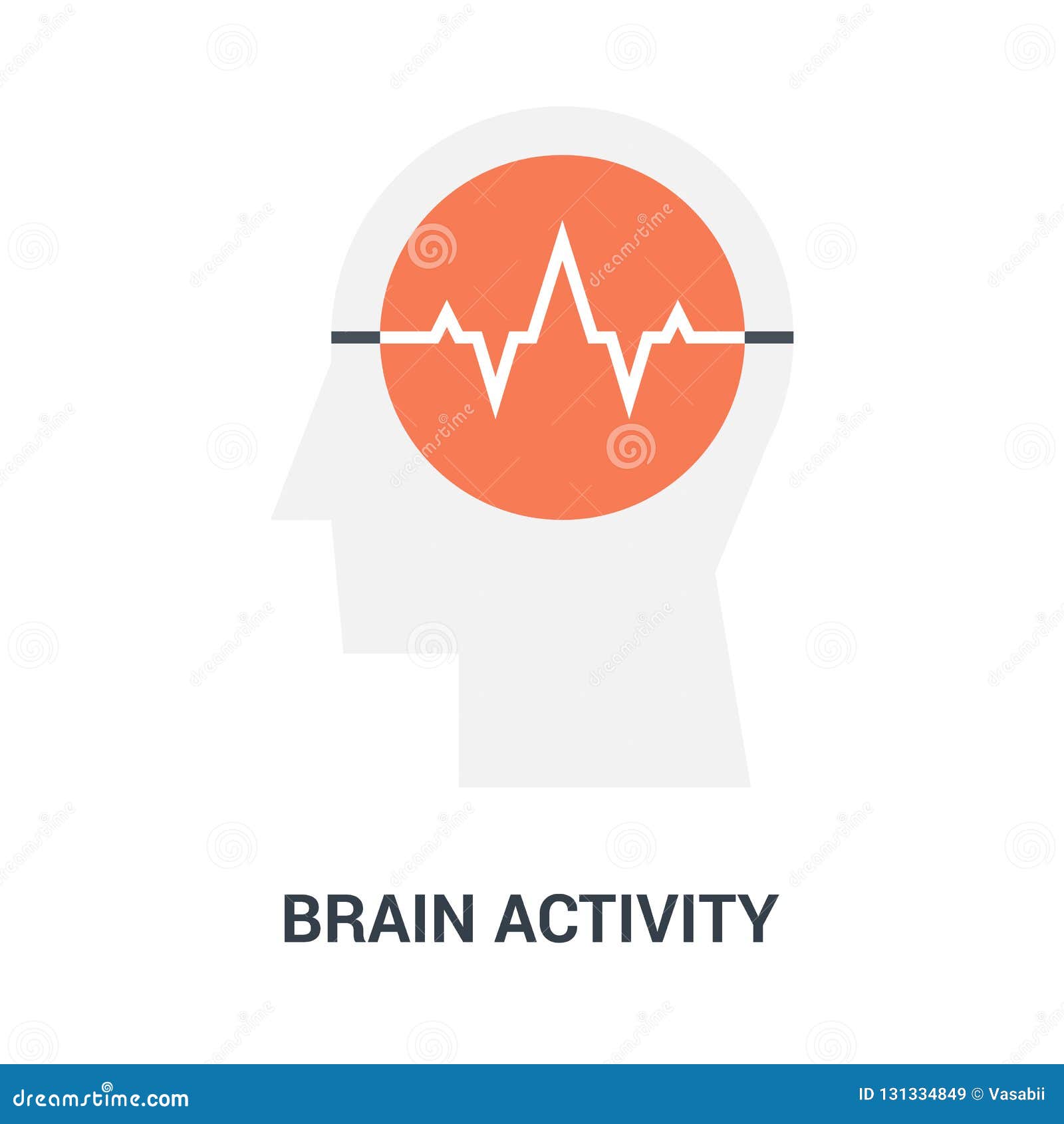 Brain Activity, Hyperactivity Cartoon Vector | CartoonDealer.com #137589719