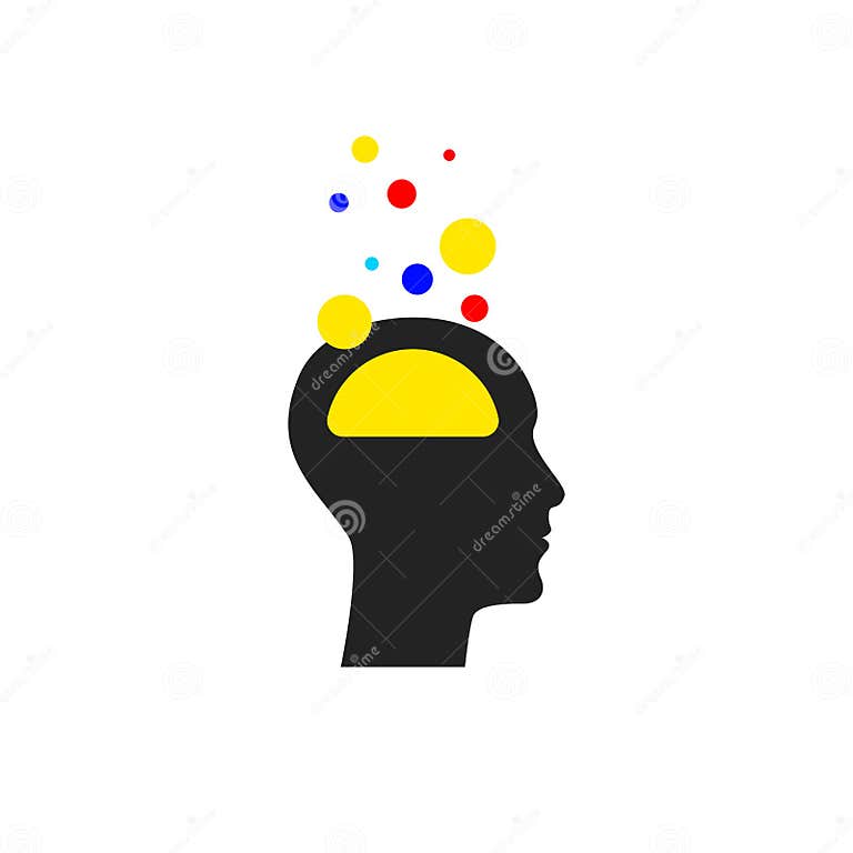 Brain activity icon stock vector. Illustration of ideal - 172925126