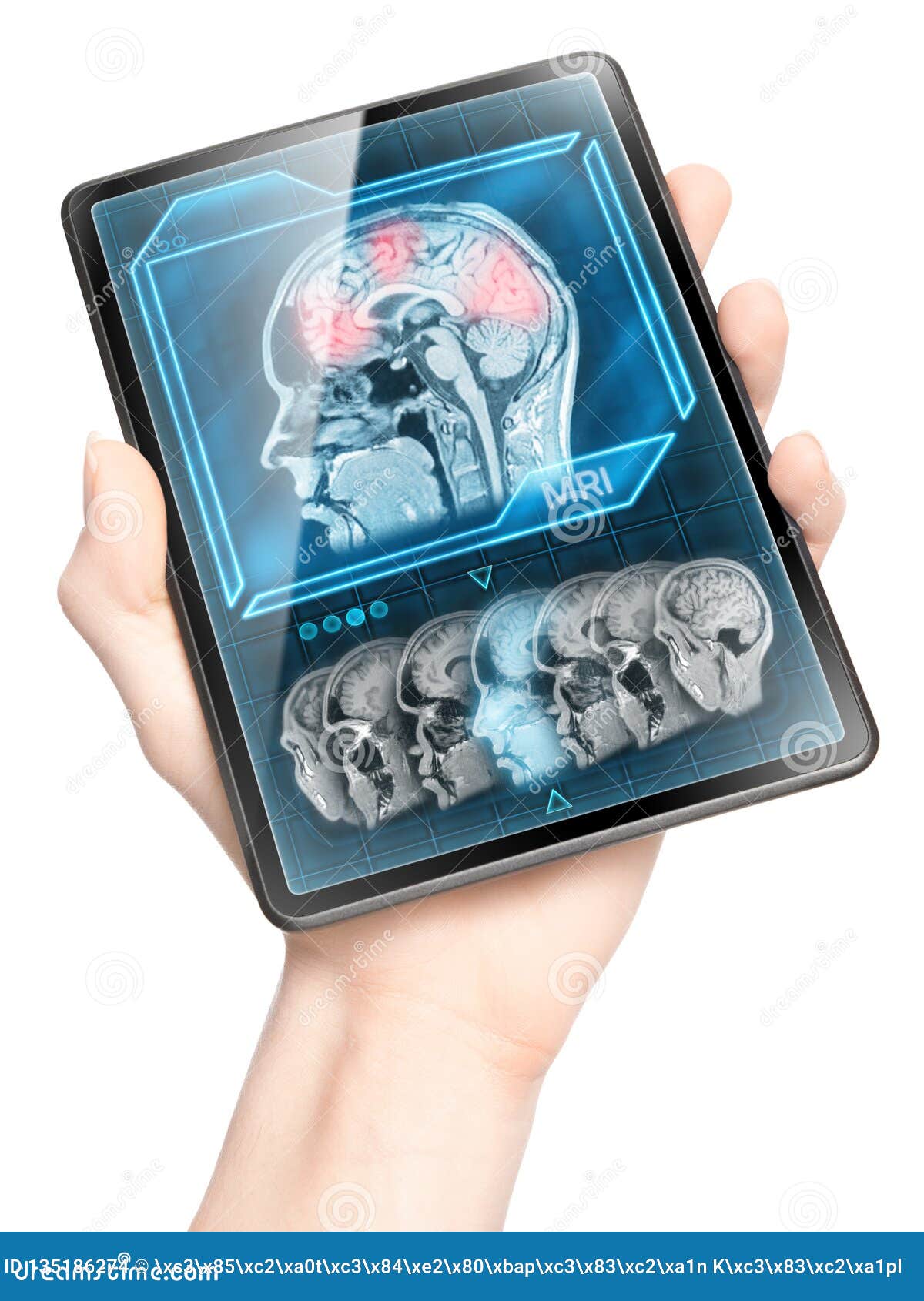 Brain activity scan stock photo. Image of device, medic - 135186274