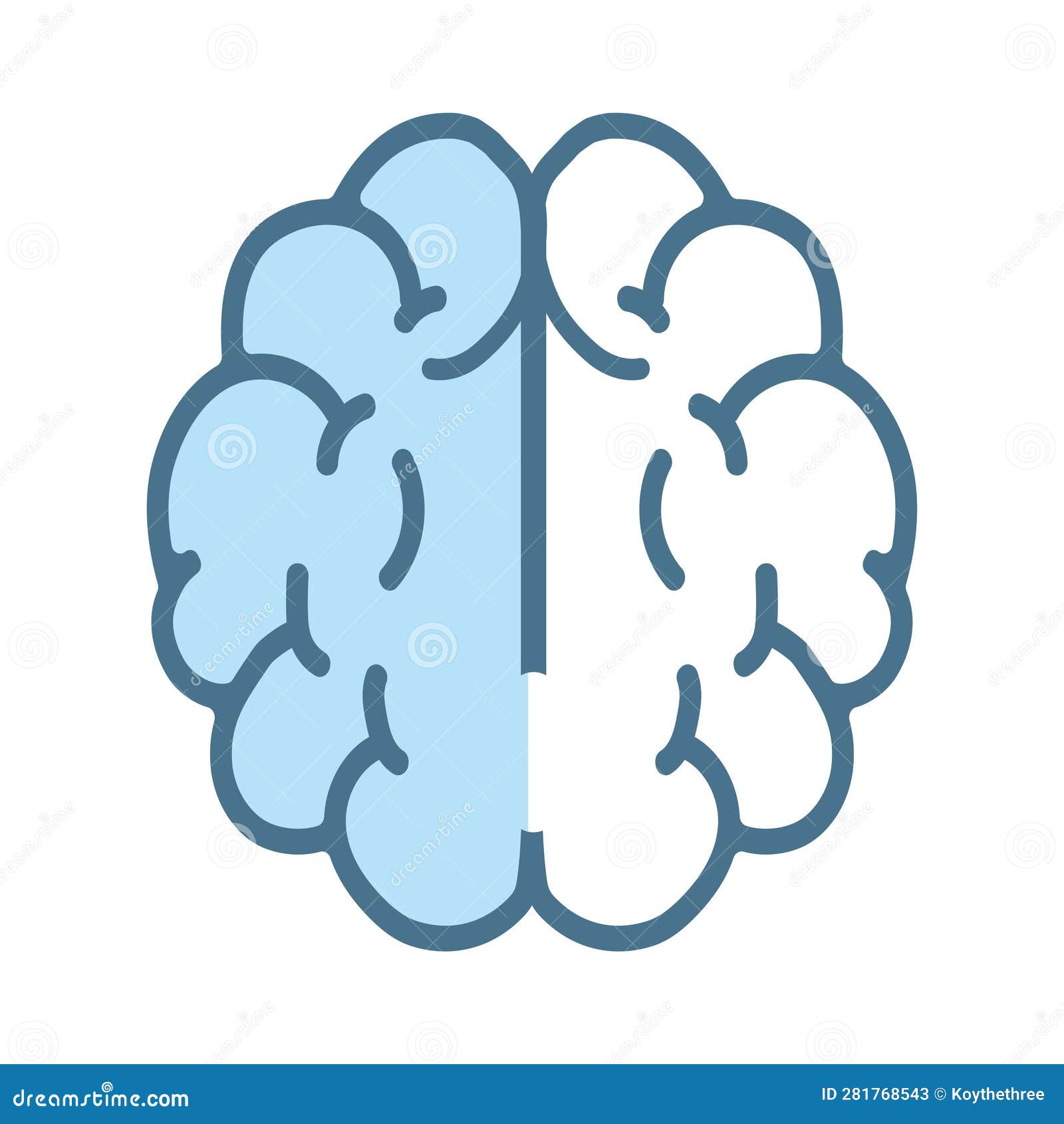 Brain of AI Icons, Symbols. Artificial Intelligence Lined Brain ...