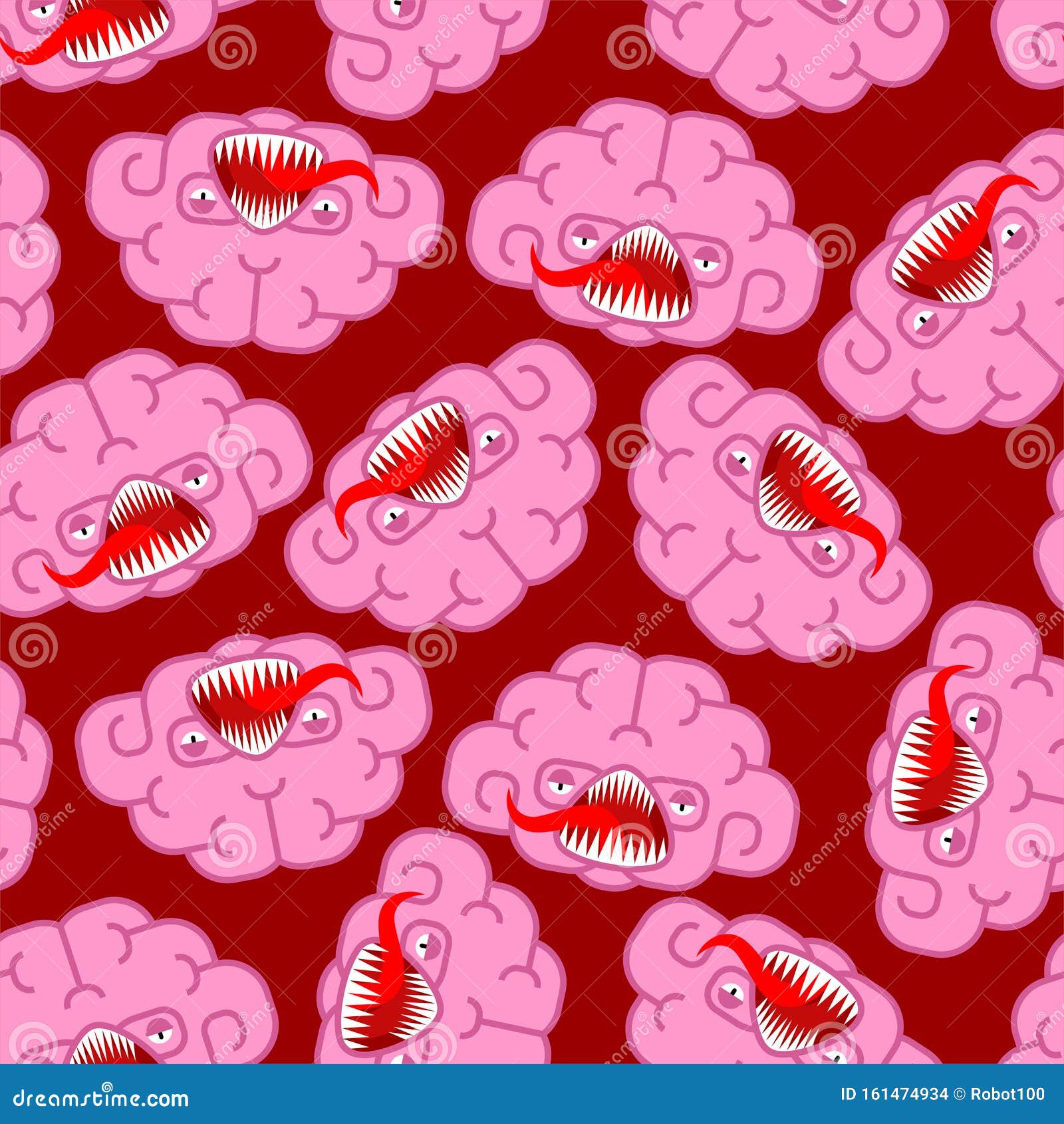 Floating Brains Are Connected To A Super Computer, Concept Of General ...