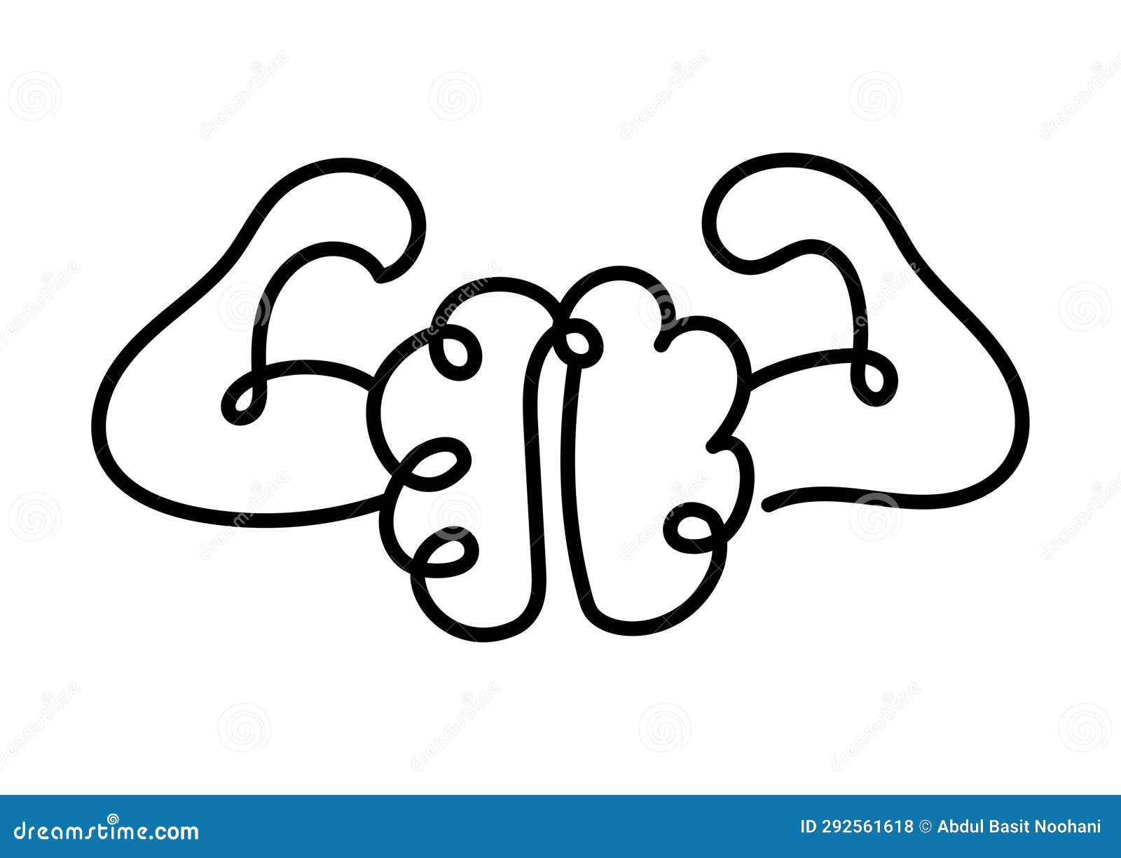 The Brain with Arms Flexing Icon Symbolizes an Empowered Mind ...