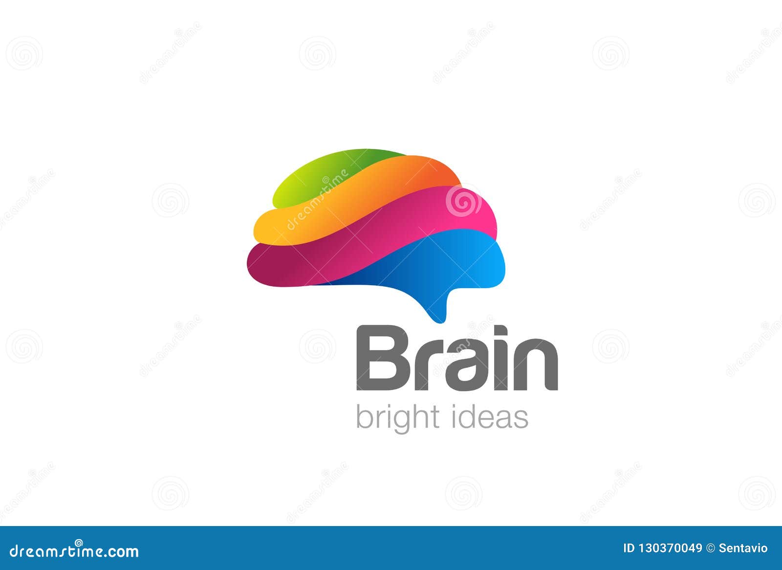 Brain Artificial Intelligence Logo Design Vector. Stock Vector ...