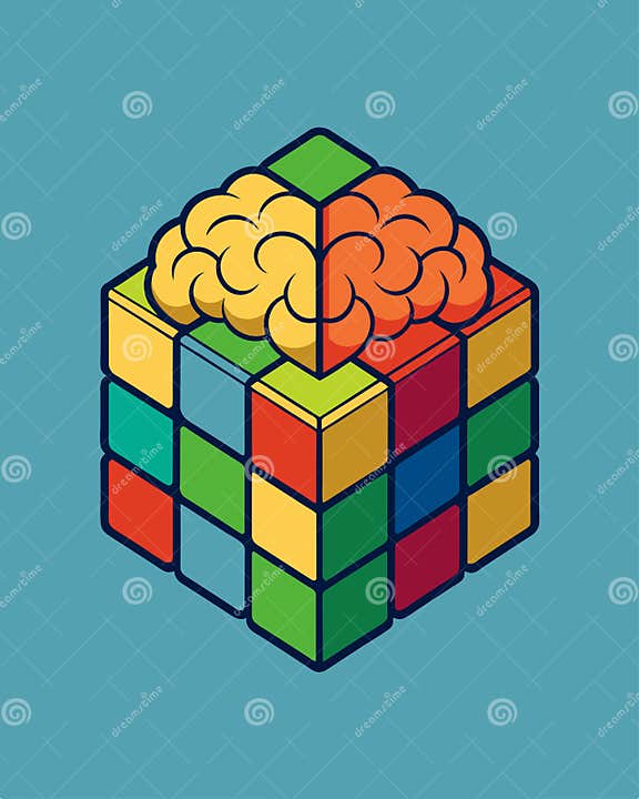 The Brain As a Rubiks Cube with Each Conflicting Thought and Belief As ...