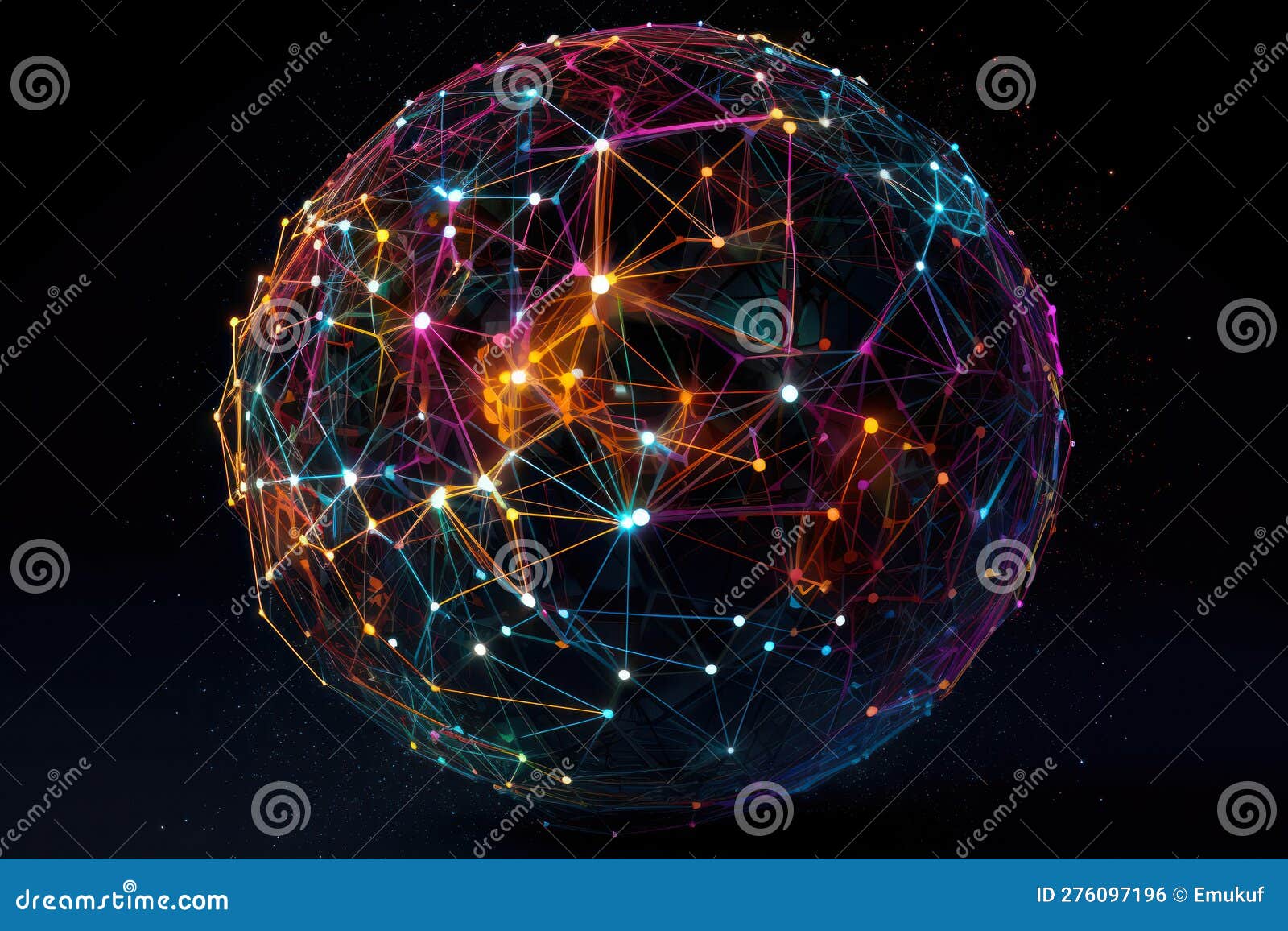 Brain Ball of Neural Networks Futuristic Representation Logo Generative ...