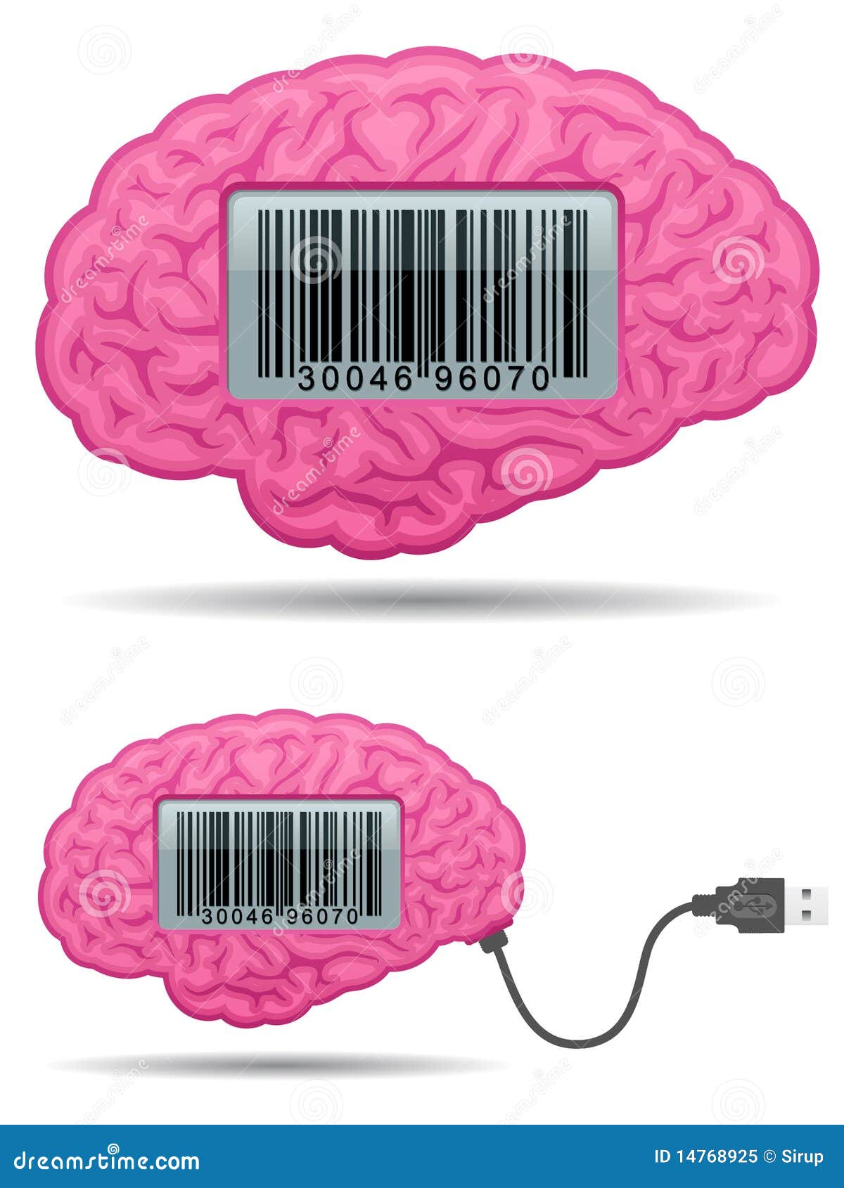 Barcode On Screen Line And Glyph Icon. Barcode On Computer Monitor ...