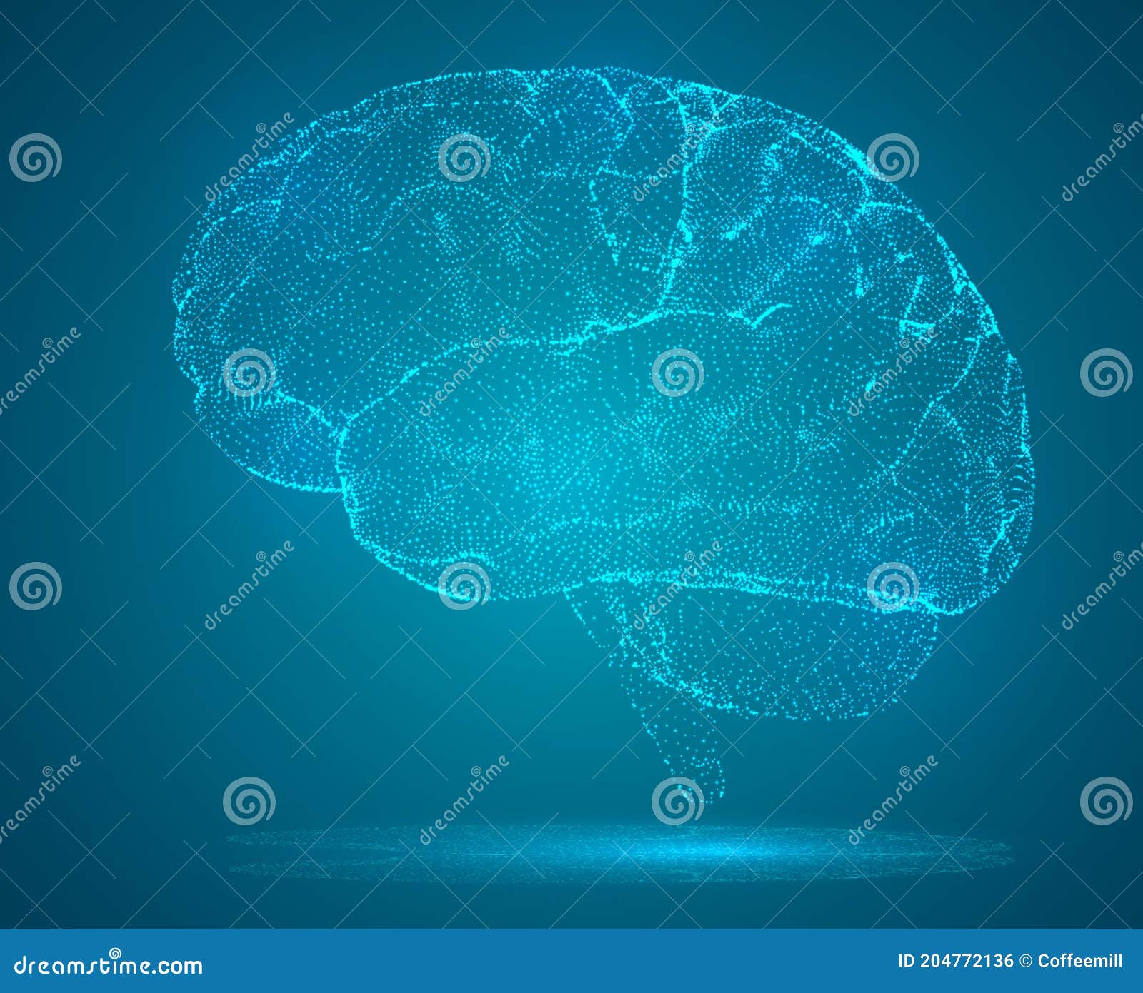 Brain 01-bl [Converted stock vector. Illustration of brain - 204772136