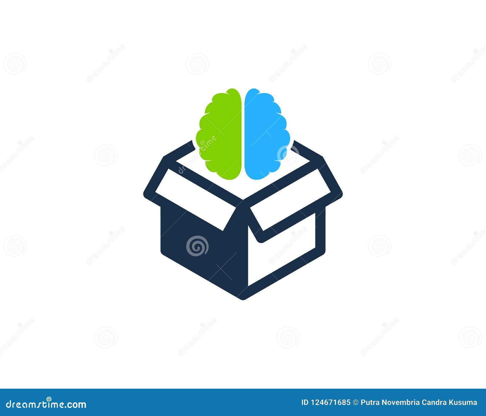 Abstract Brain Box Logo Icon Concept Stock Illustrations – 100 Abstract Brain Box Logo Icon ...