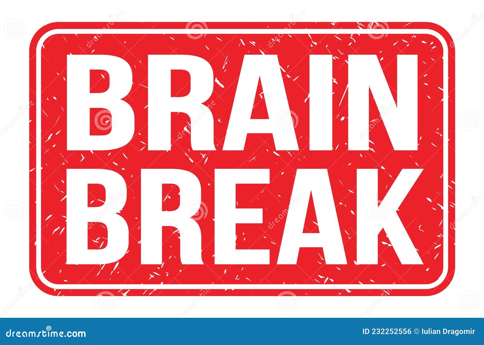 Break-Up 3d Words Divorce Separation Split Partnership Royalty-Free ...