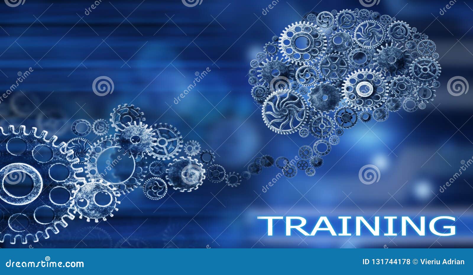 Brain Build Out Of Cogs Innovation With Ideas And Concepts Royalty-Free ...