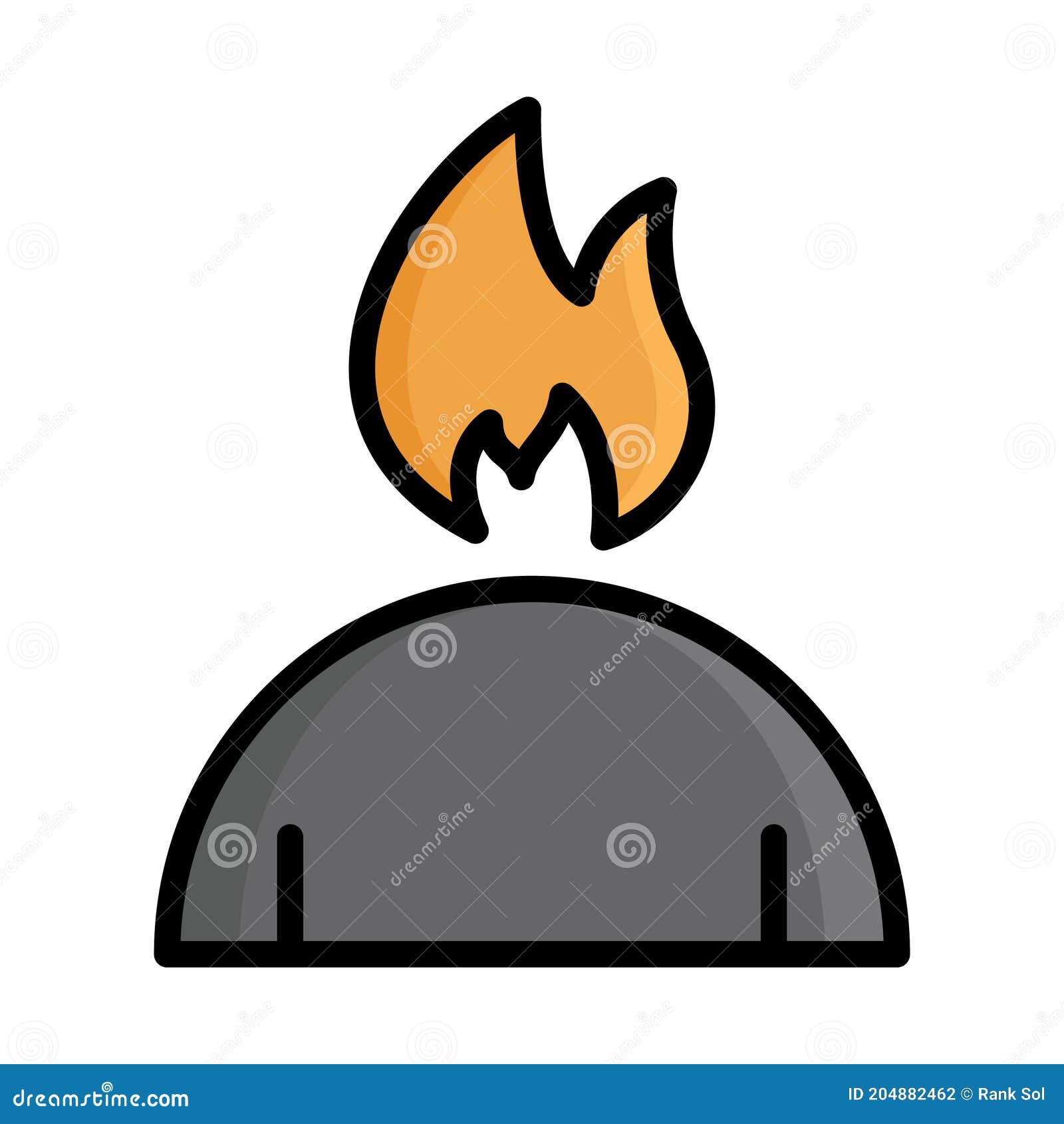 Brain Burning, Burn Vector Icon Which Can Easily Modify or Edit Stock ...