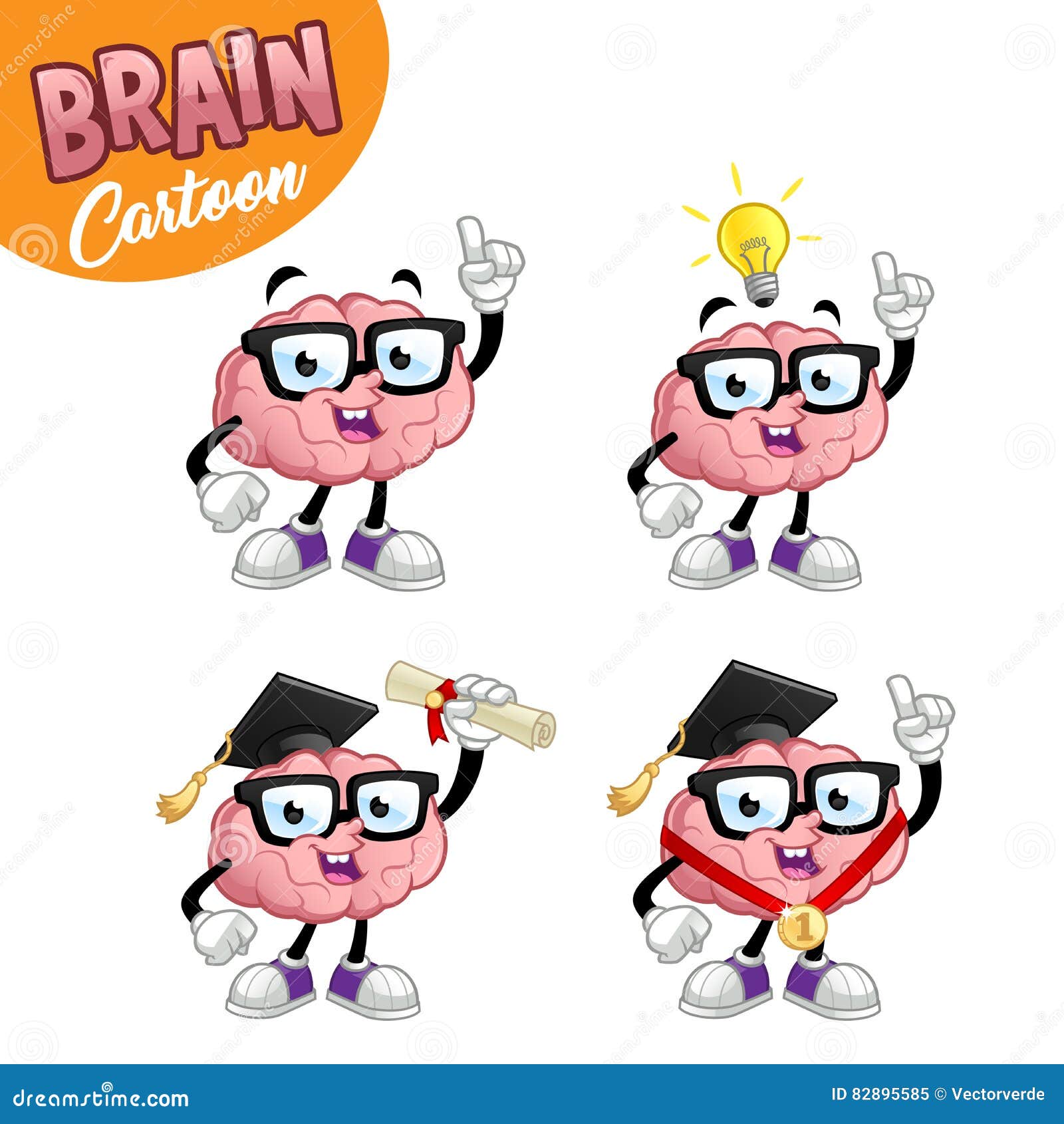 Brain_ stock vector. Illustration of vector, anatomy - 82895585