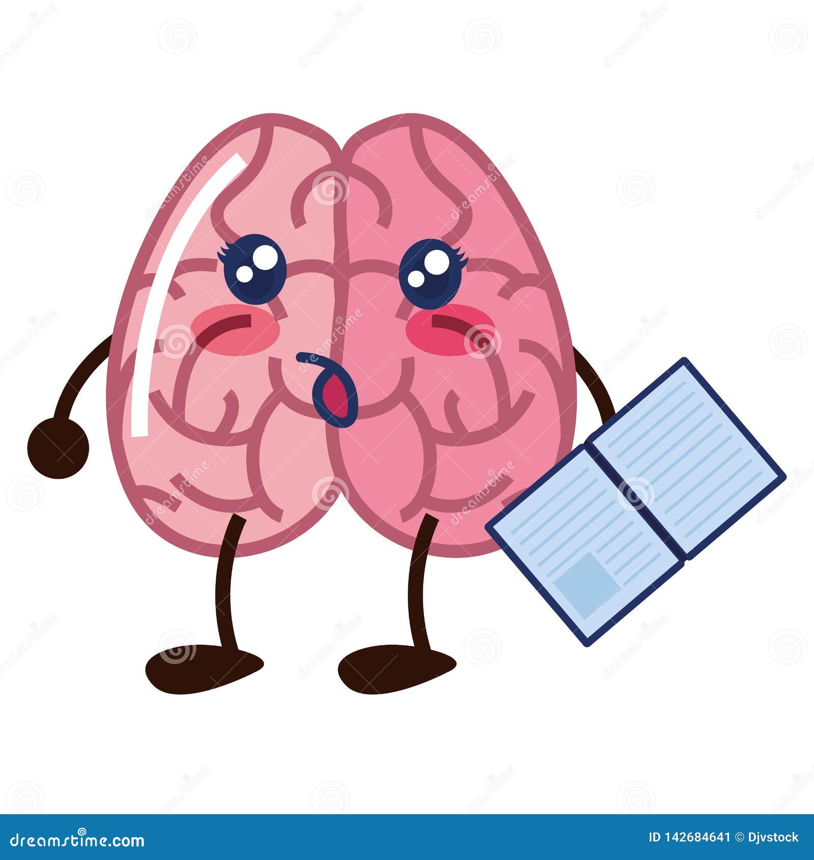 Brain cartoon creativity stock vector. Illustration of science - 142684641