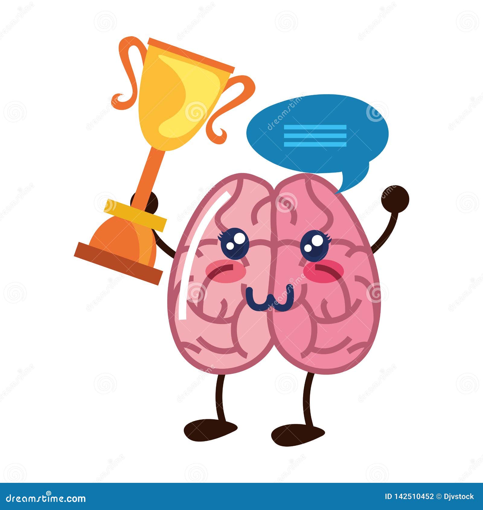 Brain cartoon creativity stock vector. Illustration of idea - 142510452