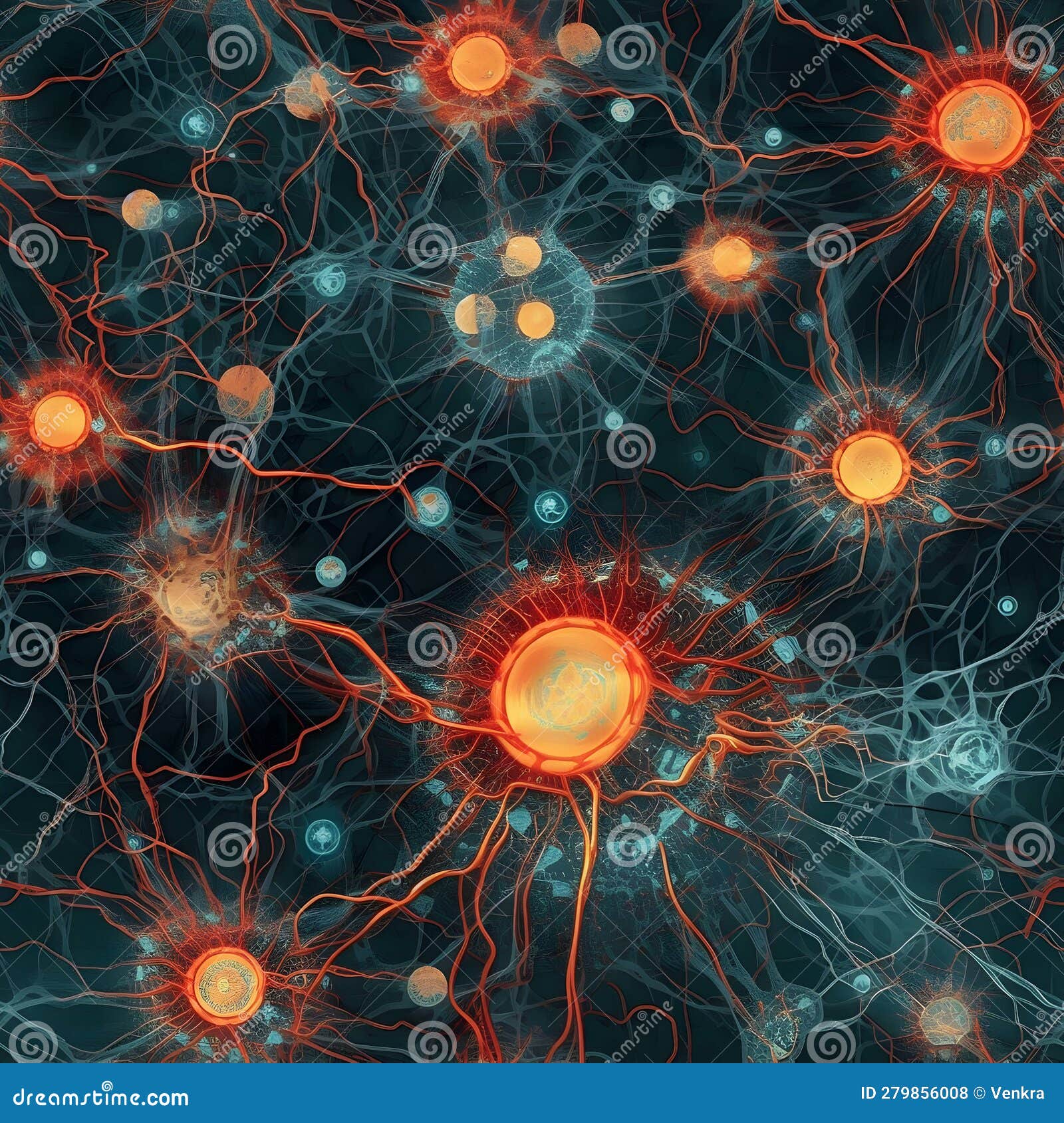 Brain Cell Neuron Connection Illustration Stock Illustration ...