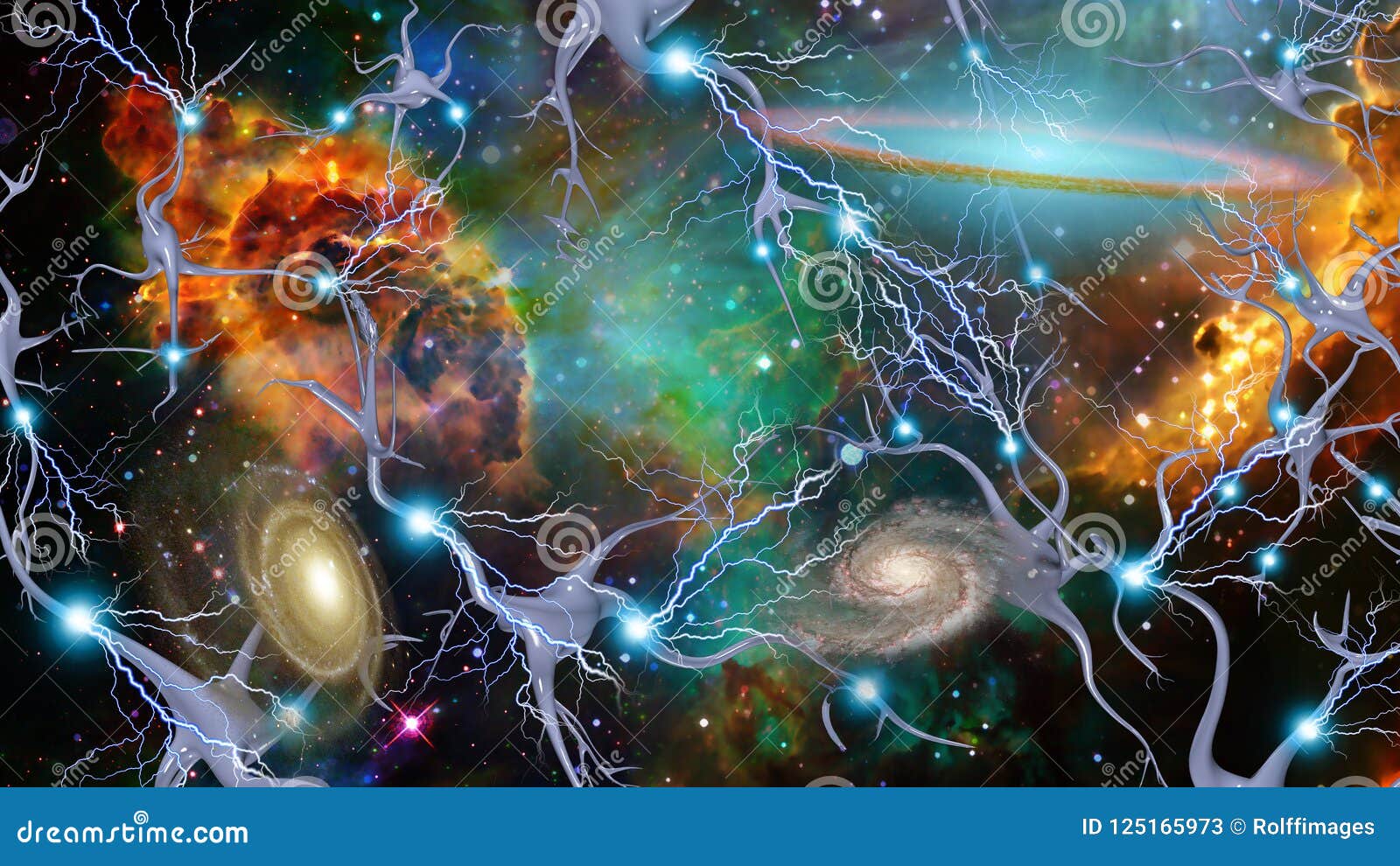 Eternal Mind stock illustration. Illustration of galaxy - 125165973