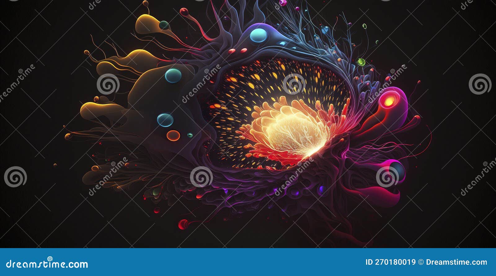 Brain Cells are Interconnected Stock Illustration - Illustration of ...