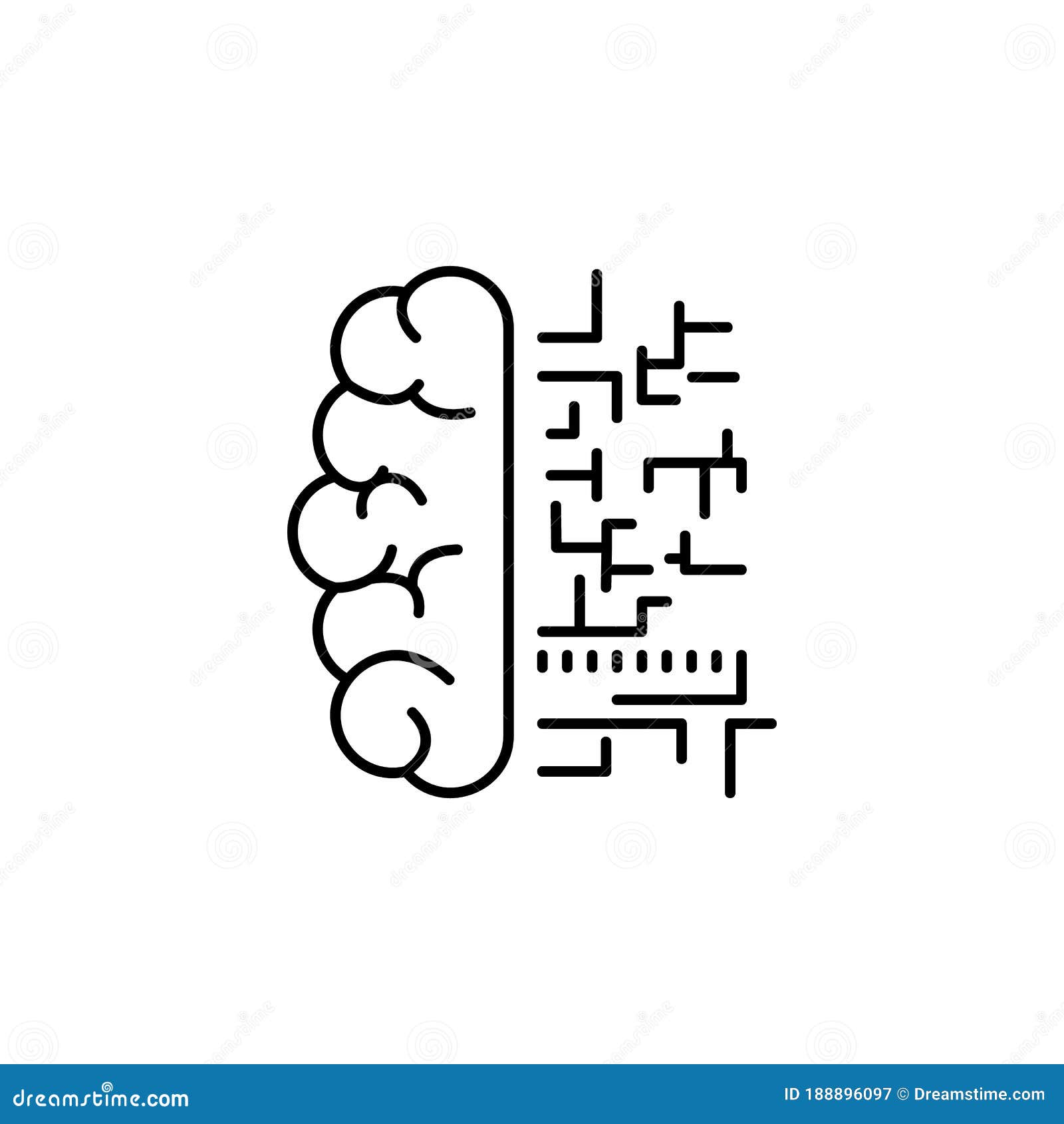 Brain Chip Embedded Inside A Brain. Stock Image | CartoonDealer.com ...