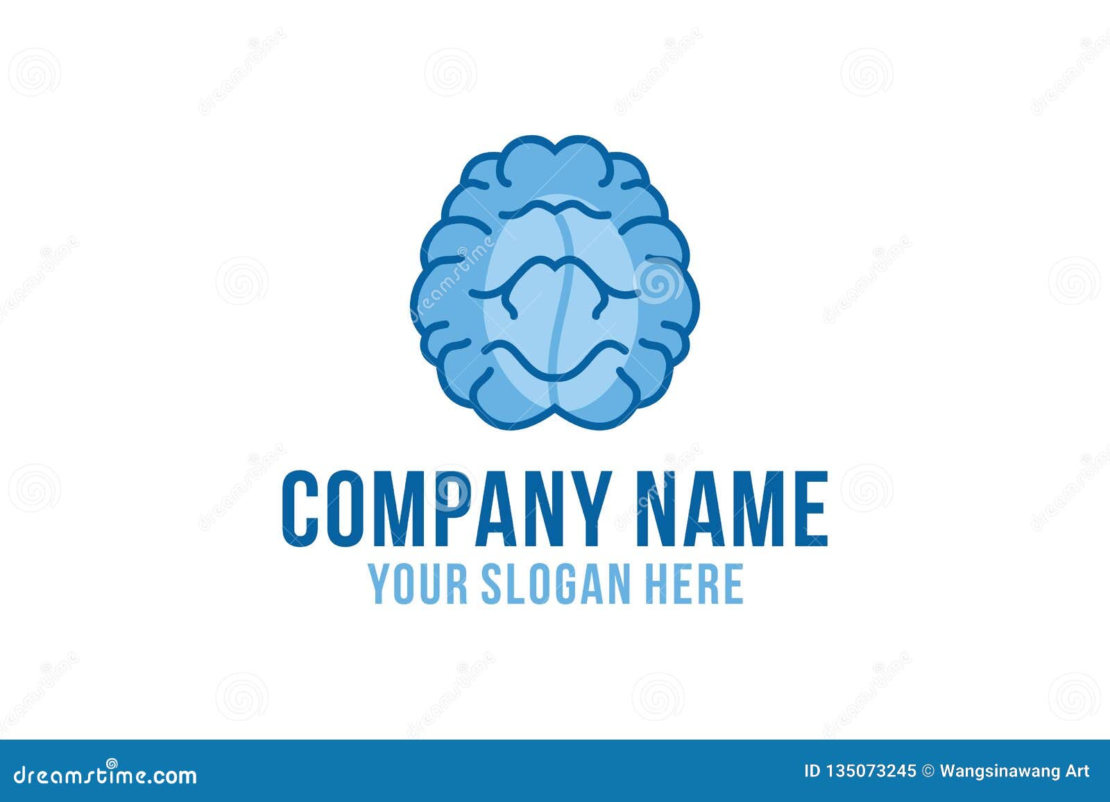 Brain Coffee Logo Designs Inspiration Isolated on White Background ...