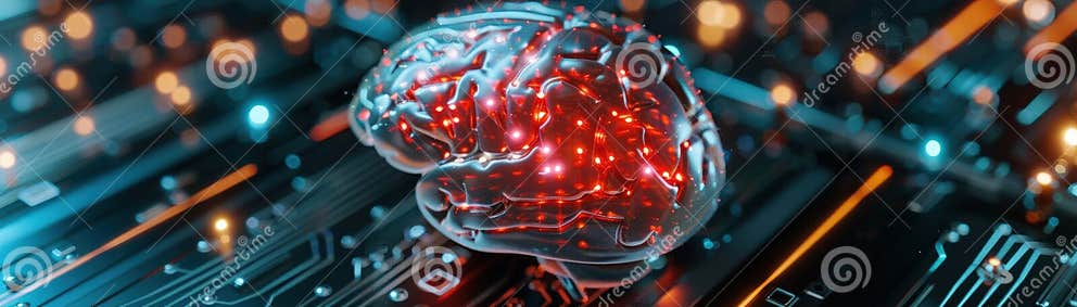 Braincomputer Interface Drone Control Stock Illustration - Illustration ...