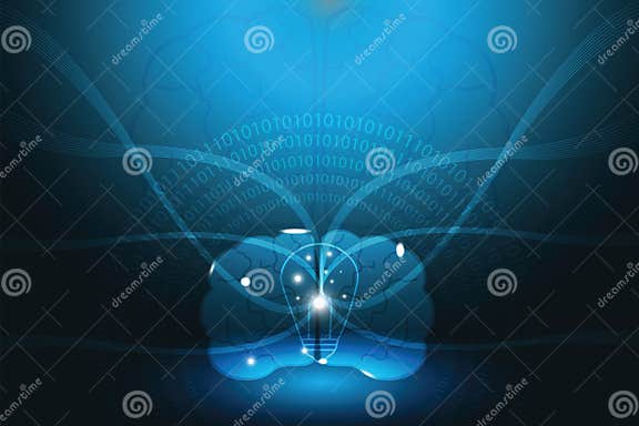 Brain Concept,brain with Sparkle - Vector Stock Vector - Illustration ...